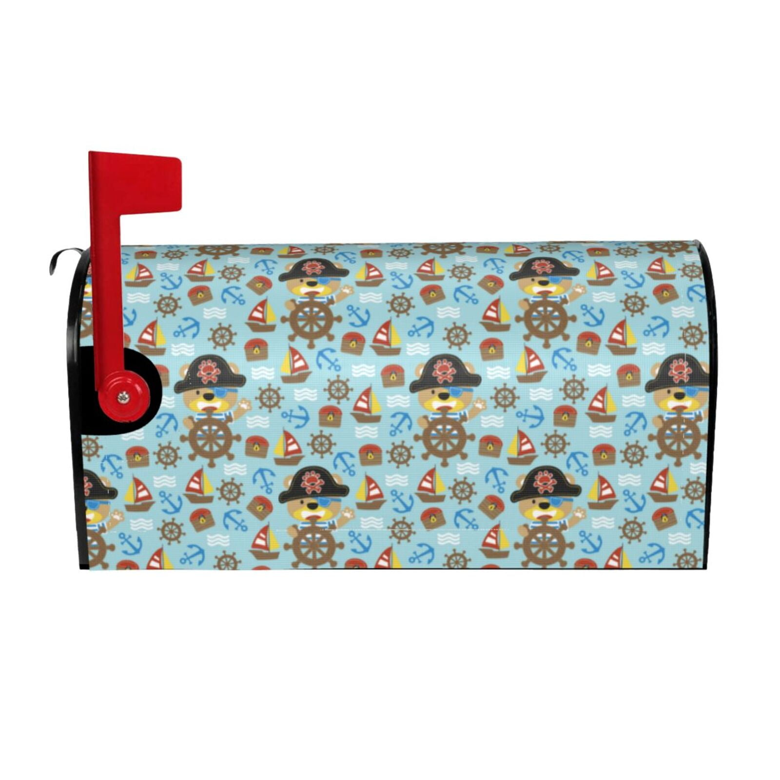 Lsque funny pirate Mailbox Cover Standard Size ,Magnetic Mailbox Covers ...