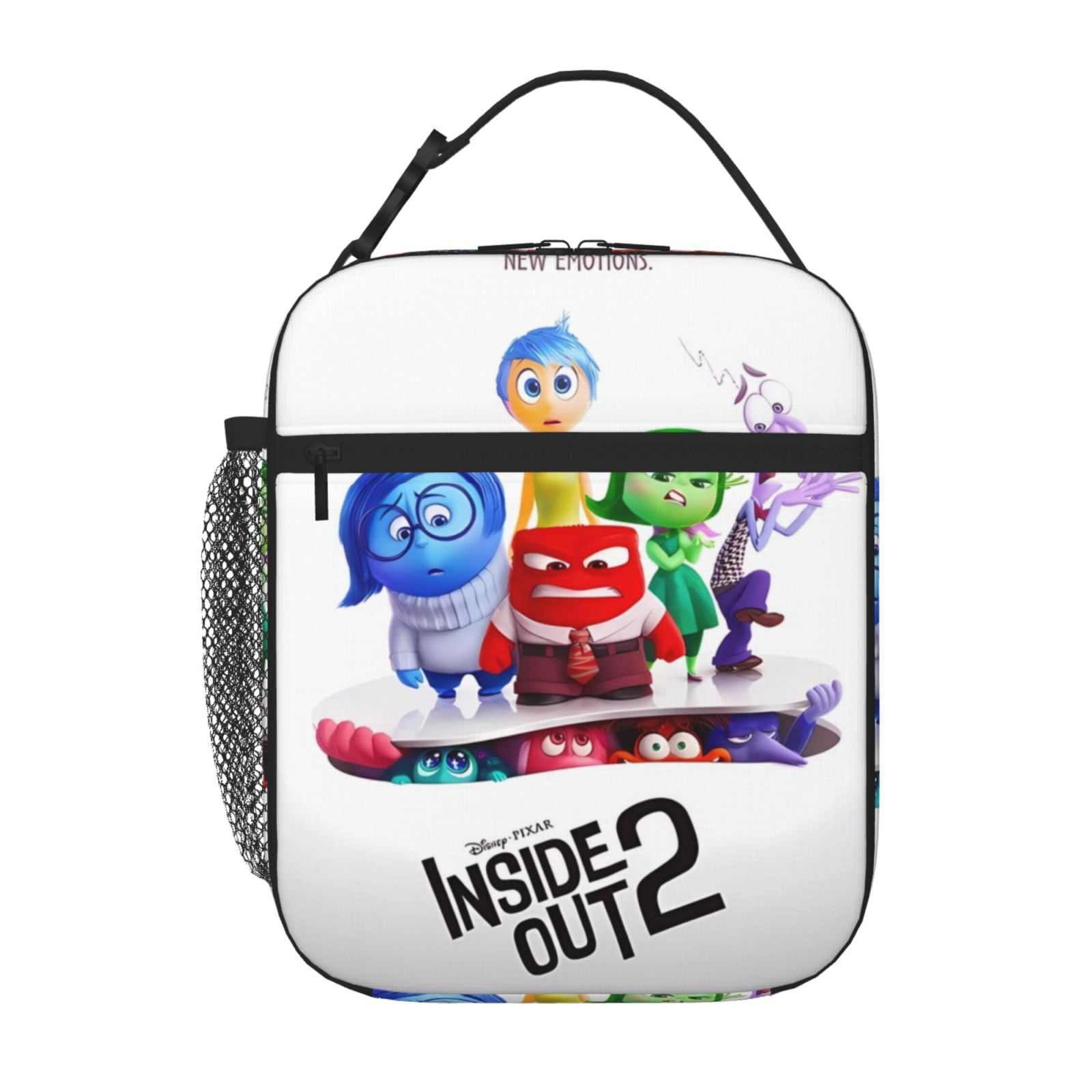 Lsque inside out 2 Pattern Insulated Lunch Bag – Lunch Box with Thick ...