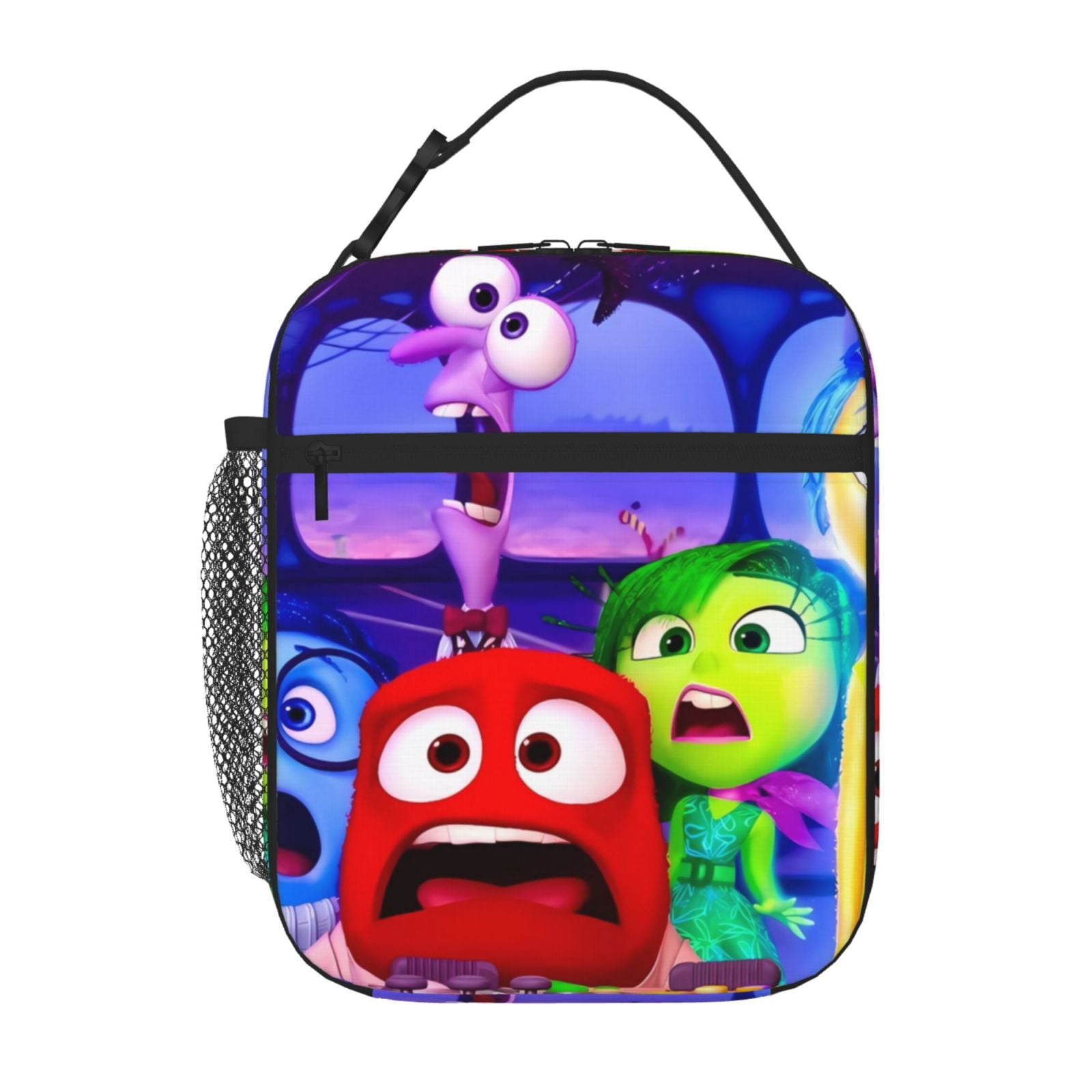 Lsque inside out 2 Pattern Insulated Lunch Bag – Lunch Box with Thick ...