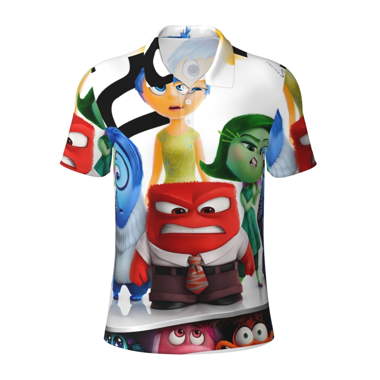 Lsque inside out 2 Pattern Golf Shirts for Men Dry Fit Print Moisture ...