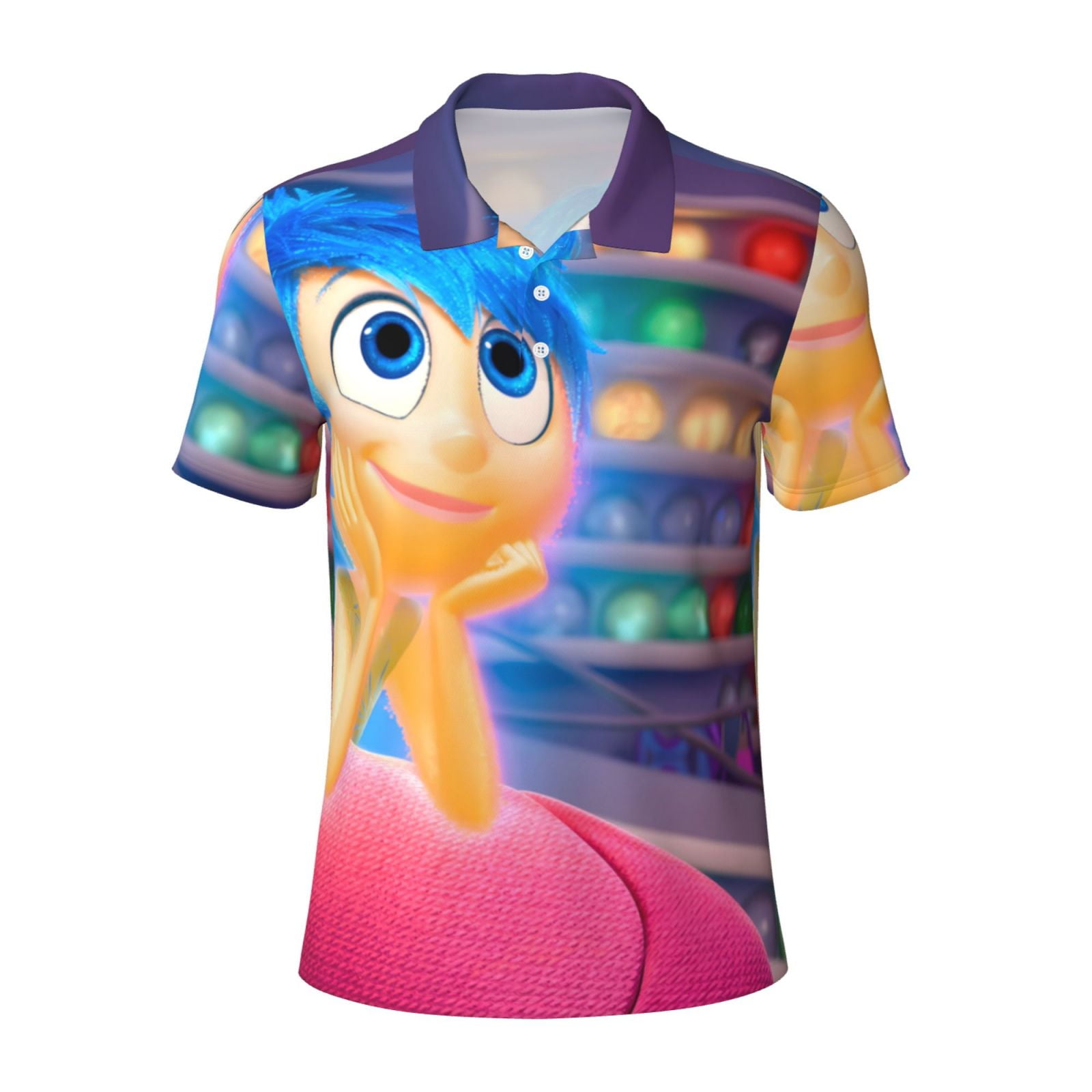 Lsque inside out 2 Pattern Golf Shirts for Men Dry Fit Print Moisture ...