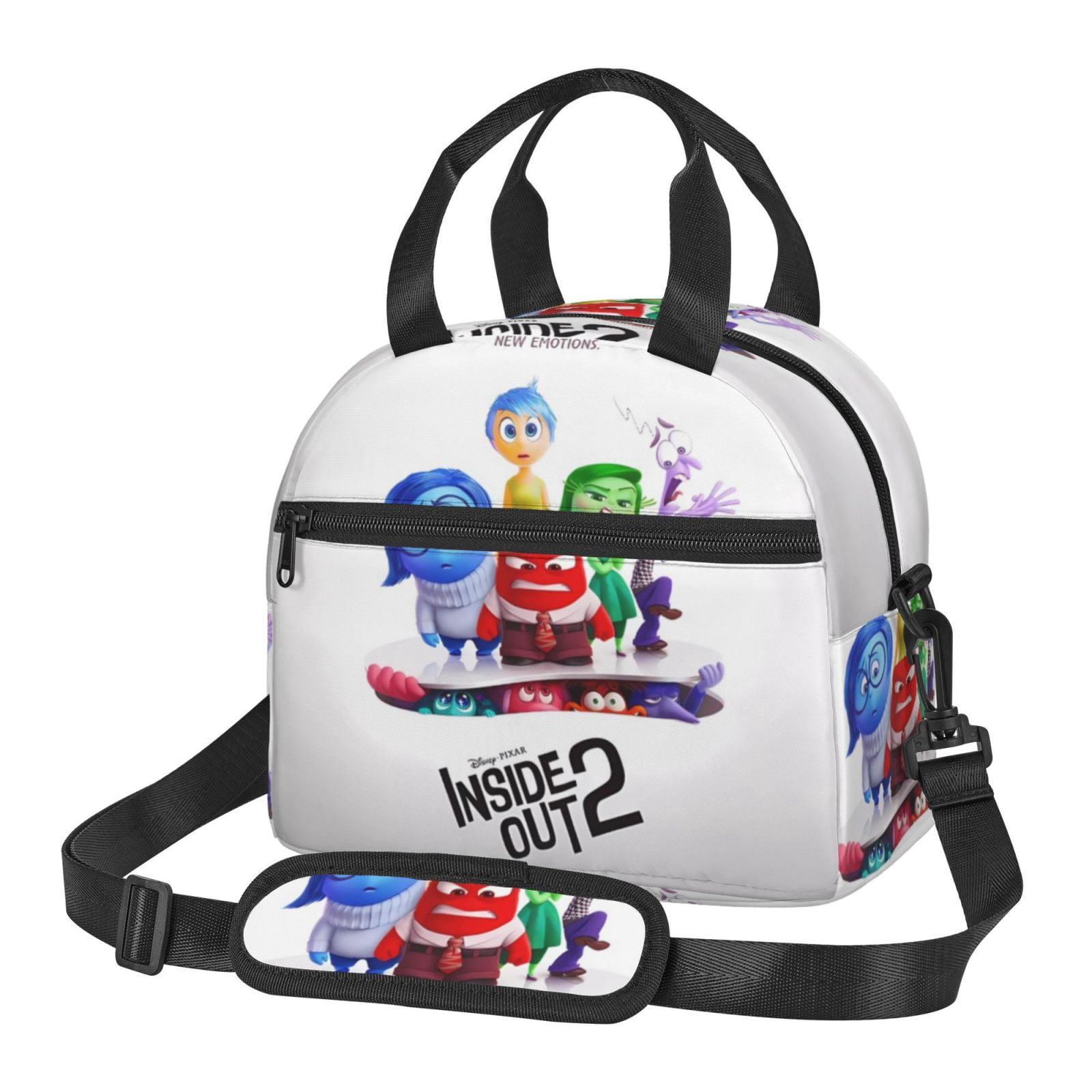 Lsque inside out 2 Pattern Lunch Bag ,Insulated Lunch Box, Small ...