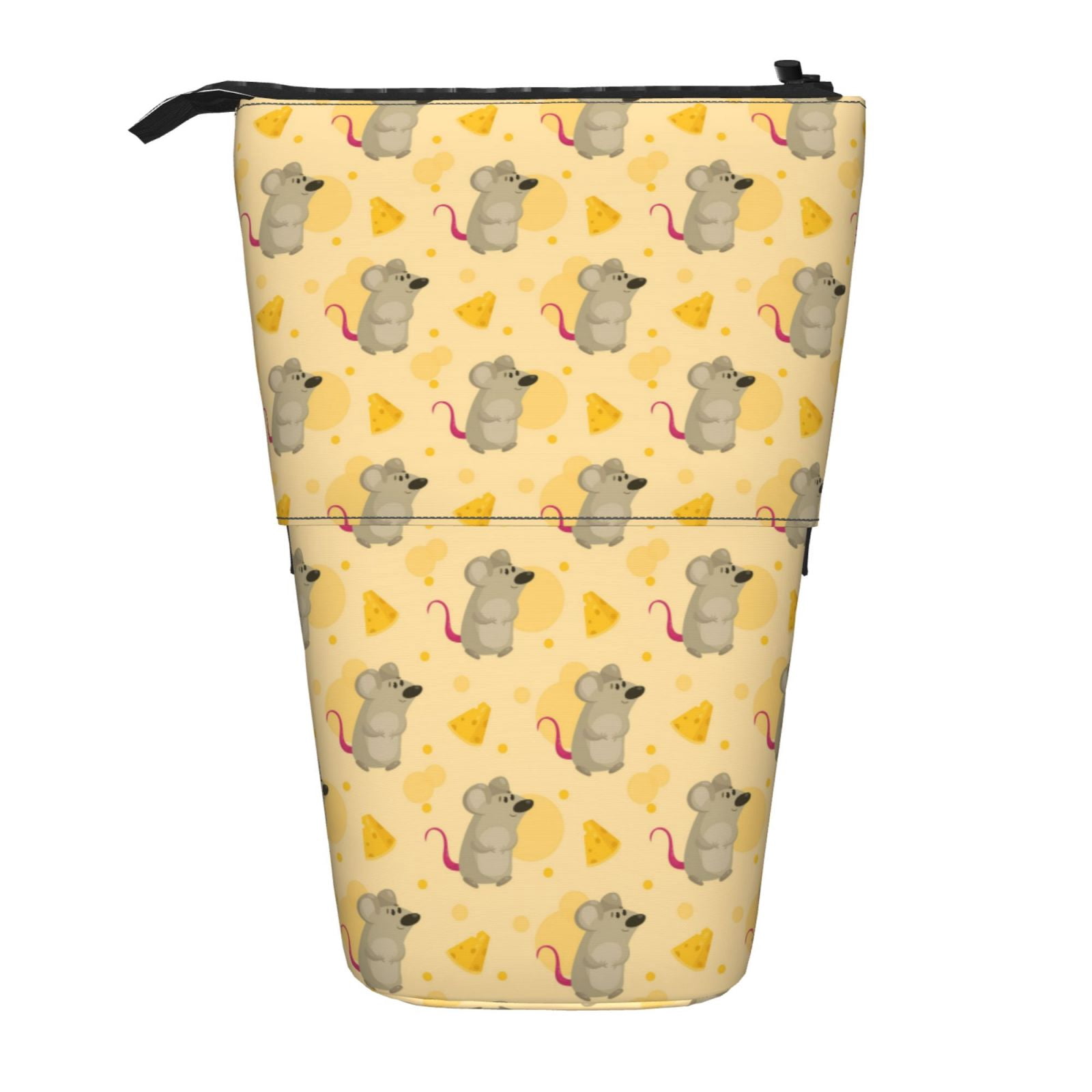 Lsque mouse and cheese Pattern Telescopic Pencil Bag Pen Holder ...