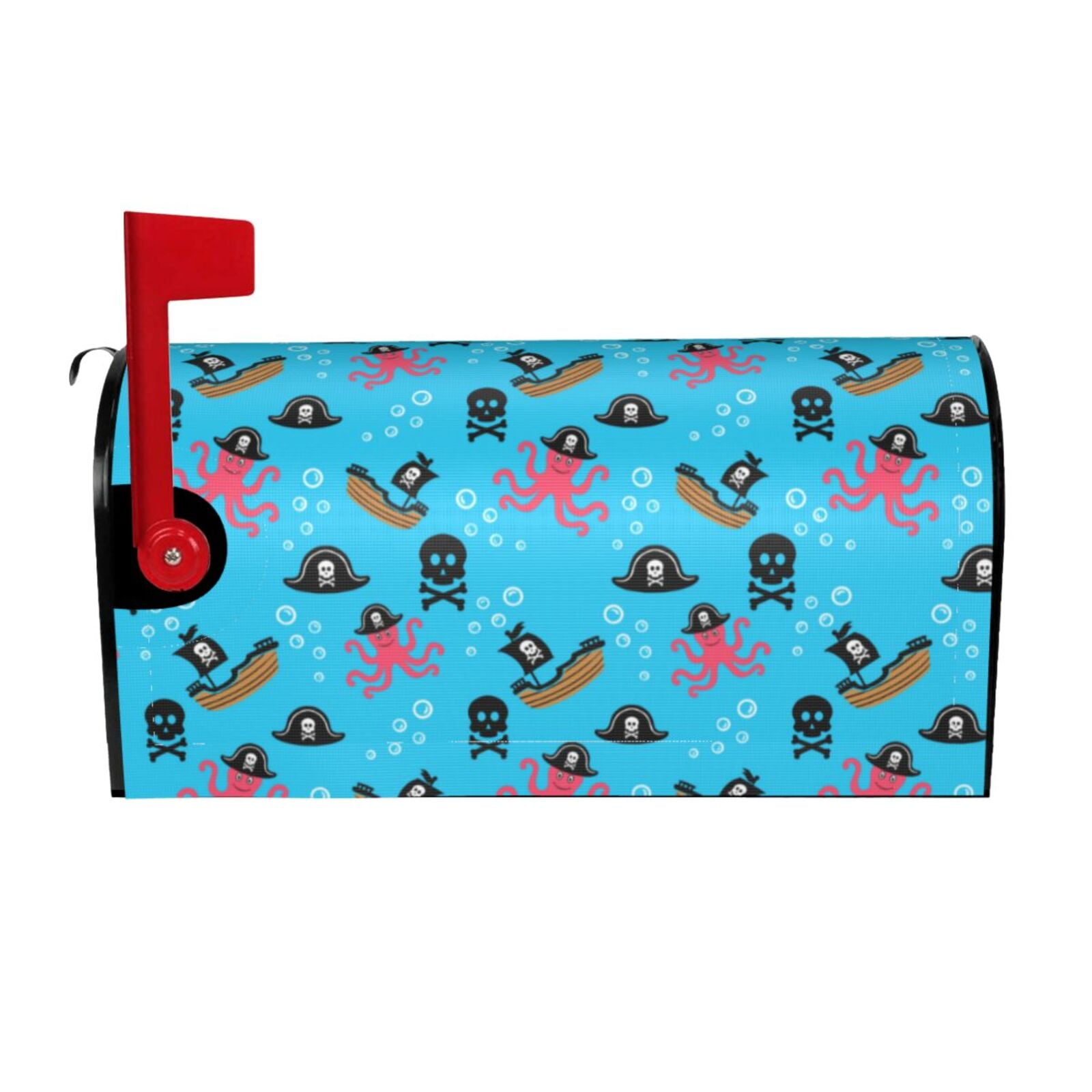 Lsque pirate Octopus Mailbox Cover Standard Size ,Magnetic Mailbox ...