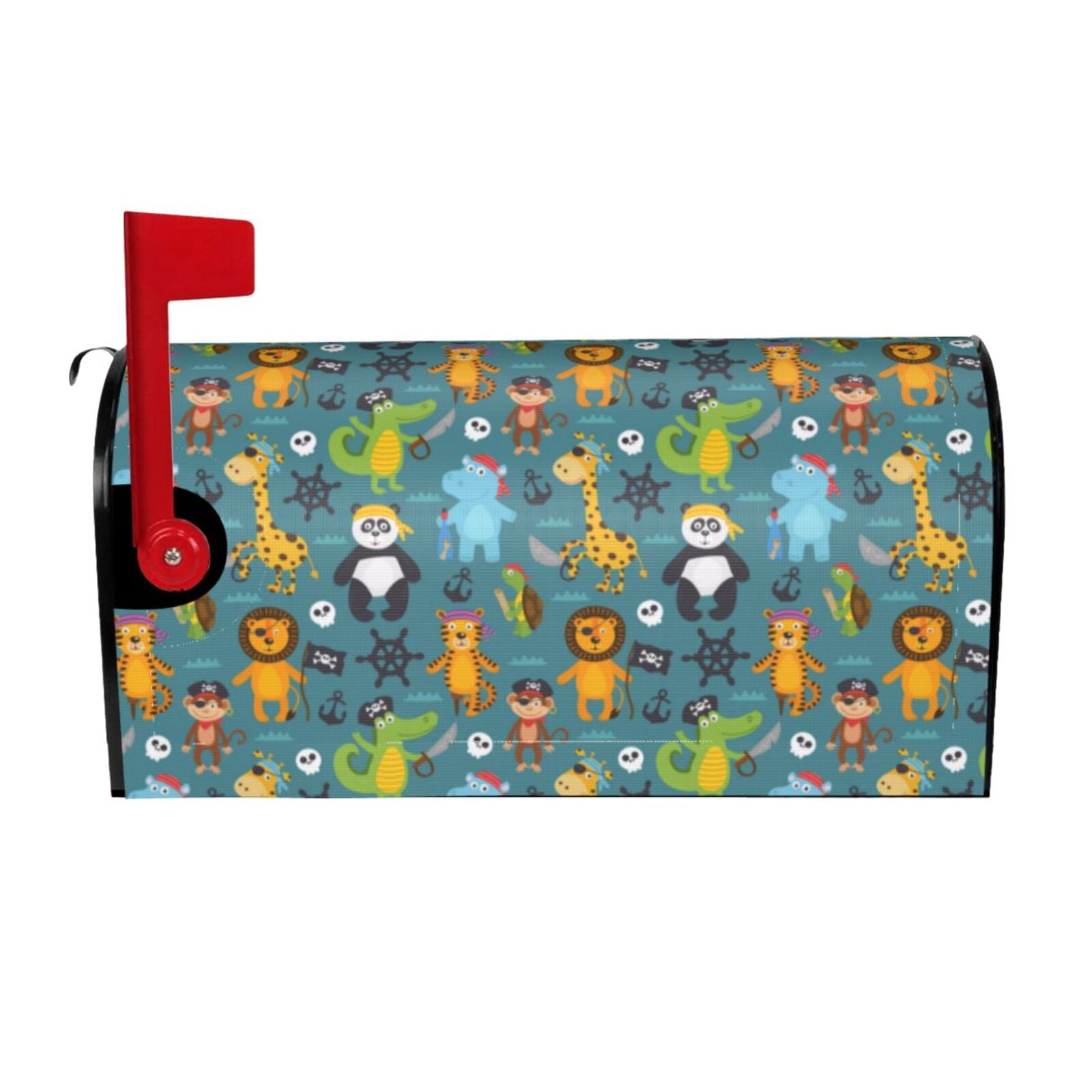 Lsque pirates animals Mailbox Cover Standard Size ,Magnetic Mailbox ...