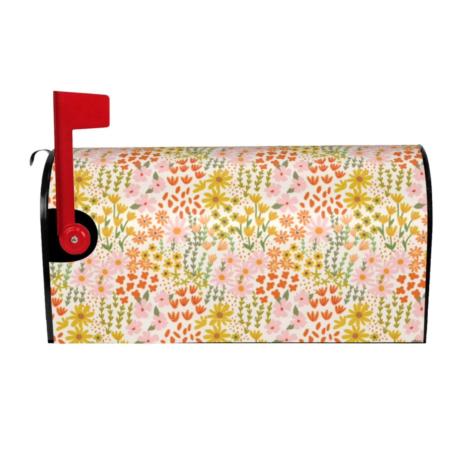 Lsque wild meadow flowers Mailbox Cover Standard Size ,Magnetic Mailbox ...