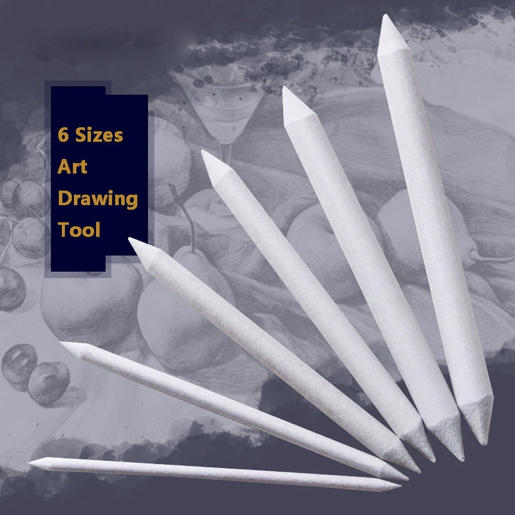Lssam Blending Stumps and Tortillions, 6-Pack Paper Art Blenders for ...