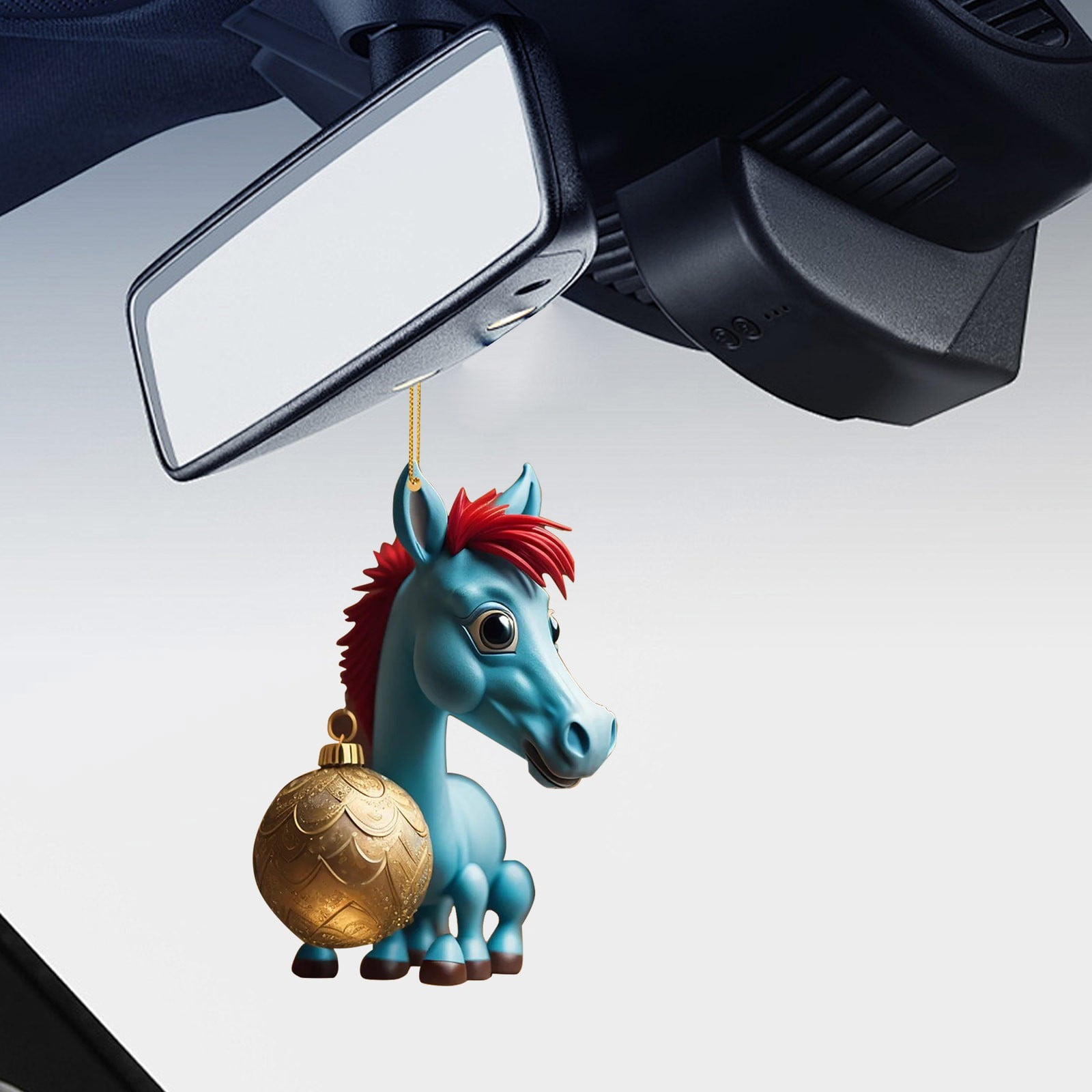 Lssam Christmas Tree Horse Ornament Collection, 2D Equestrian Themed ...