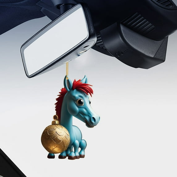 Lssam Christmas Tree Horse Ornament Collection, 2D Equestrian Themed ...