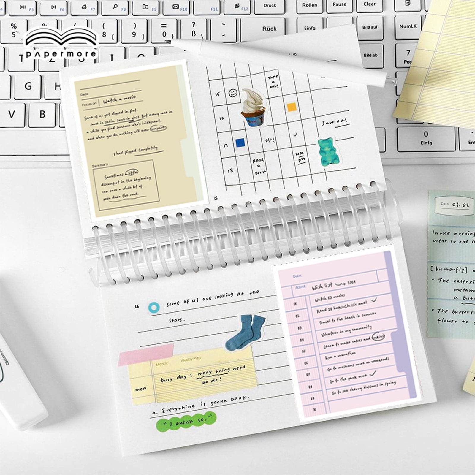 Lssam Clearance! Stationery Set Stationary Vintage Scrapbook Paper DIY ...