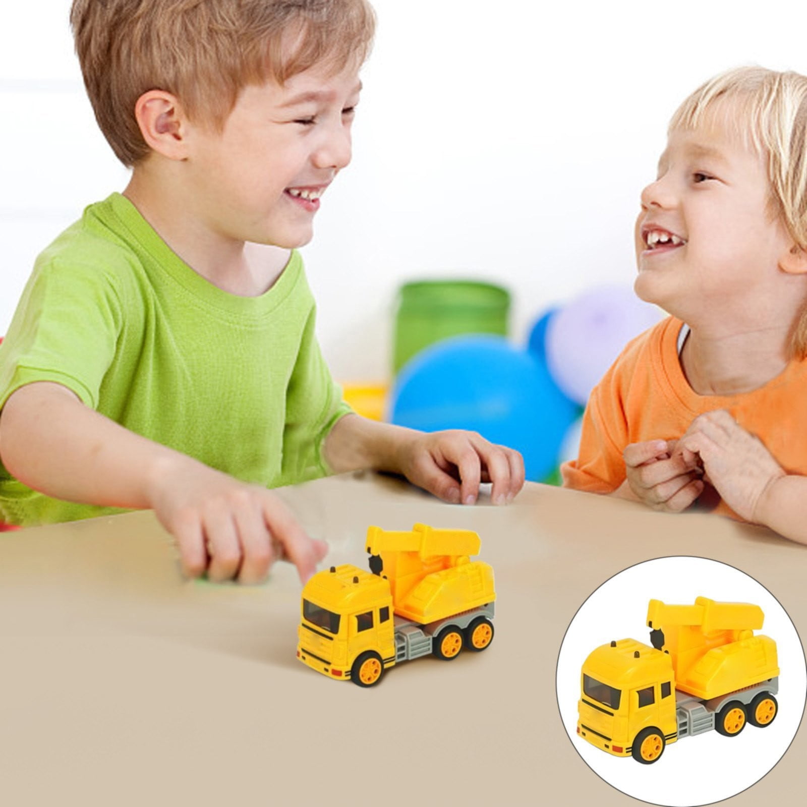 Lssam Fire Truck Toy,Garbage Truck Toys,Fire Engineering Car Toys for ...