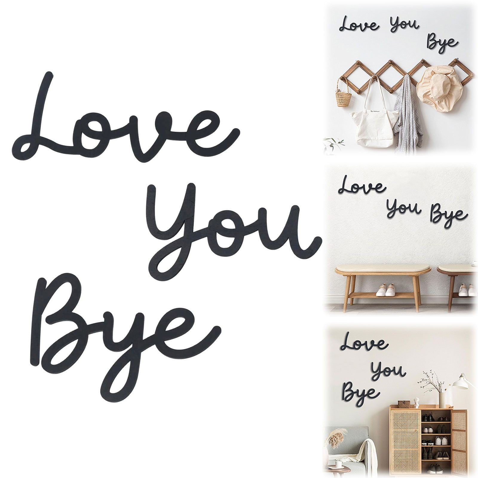 Lssam Love You Bye Sign Above Door,Door Signs For Home,Family Wall ...