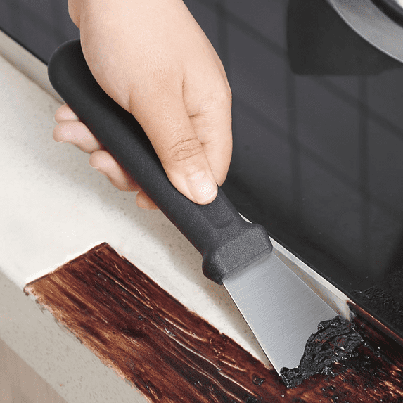 Lssam Multi-Surface Scraper Tool, Stainless Steel Oven Cooktop Scraper ...