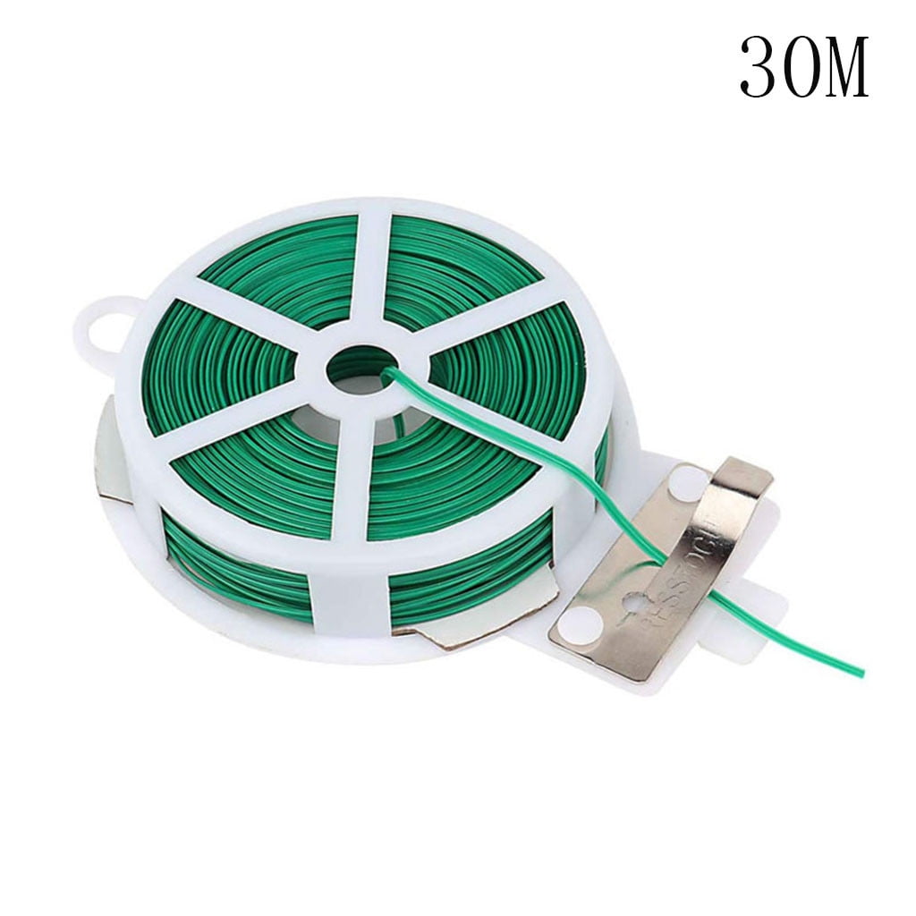 Lssam Reusable Garden Twist Ties, Flexible Twist Tie Roll and Plant ...