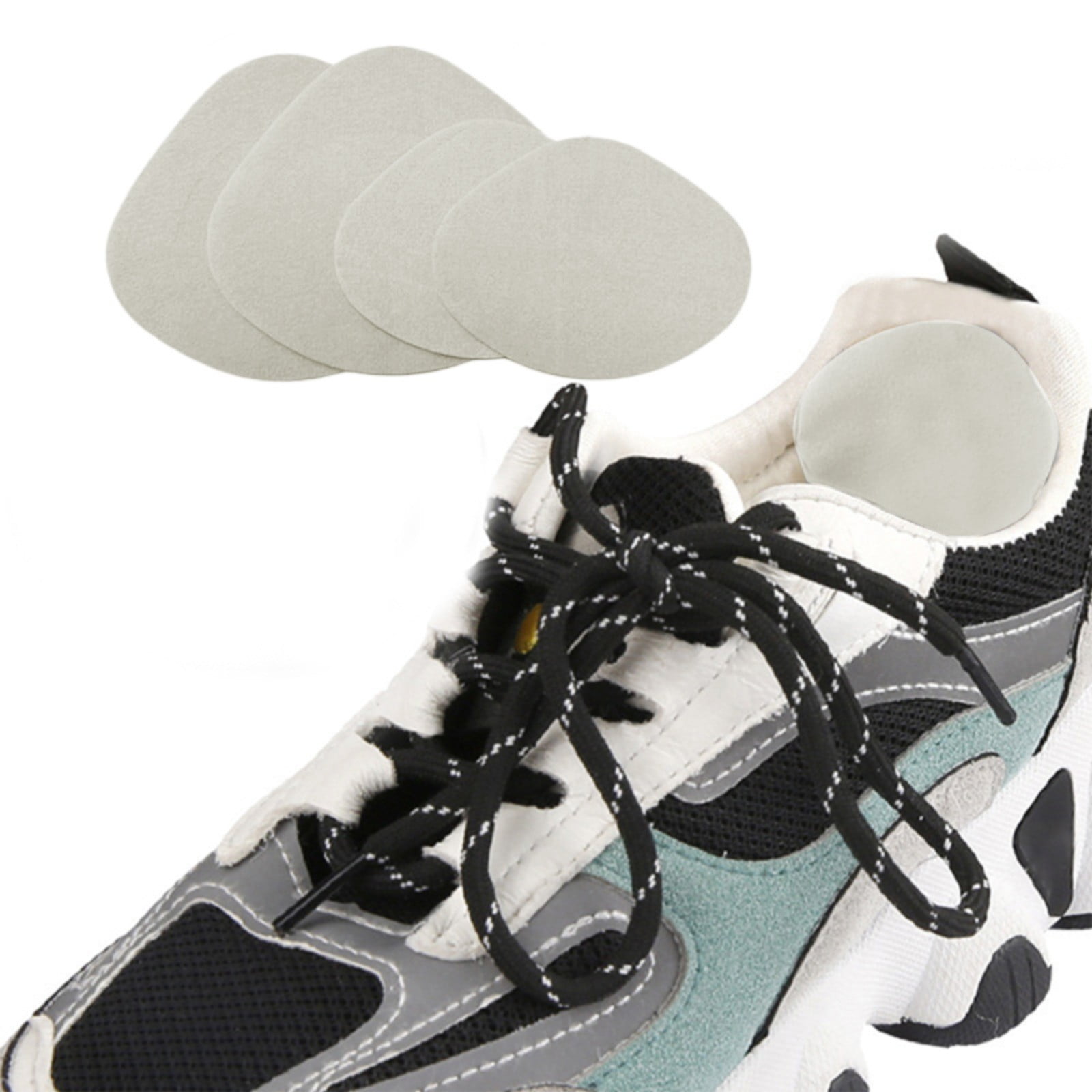 Lssam Shoe Patch Repair Kit: Self-Adhesive Patches for Heel & Toe Holes ...