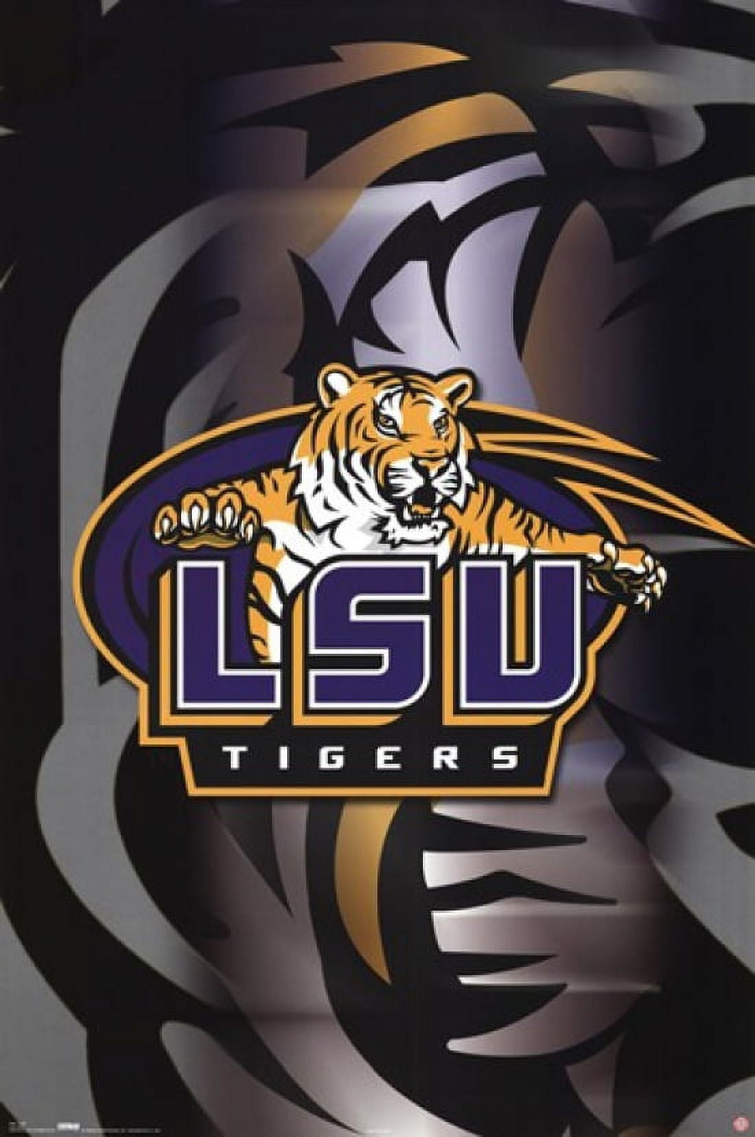 Lsu-Logo Laminated Poster Print (24 x 36) - Walmart.com