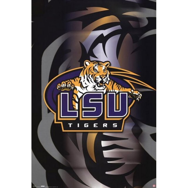 Lsu-Logo Laminated Poster Print (24 x 36) - Walmart.com
