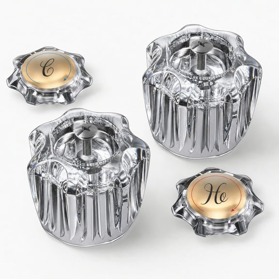 Delta RP17451 Knob Handle Kit - Tub & Shower Clear, Each - Walmart.com