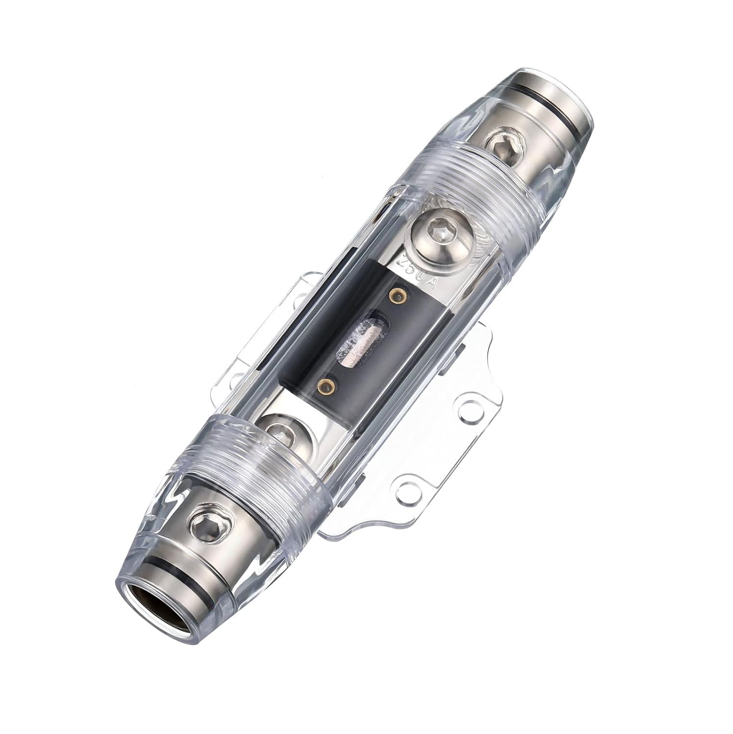 Lsupdaol 1 Pcs 0/2/4 Gauge Awg in-line Anl Fuse Holder with 1 Pcs Hex ...