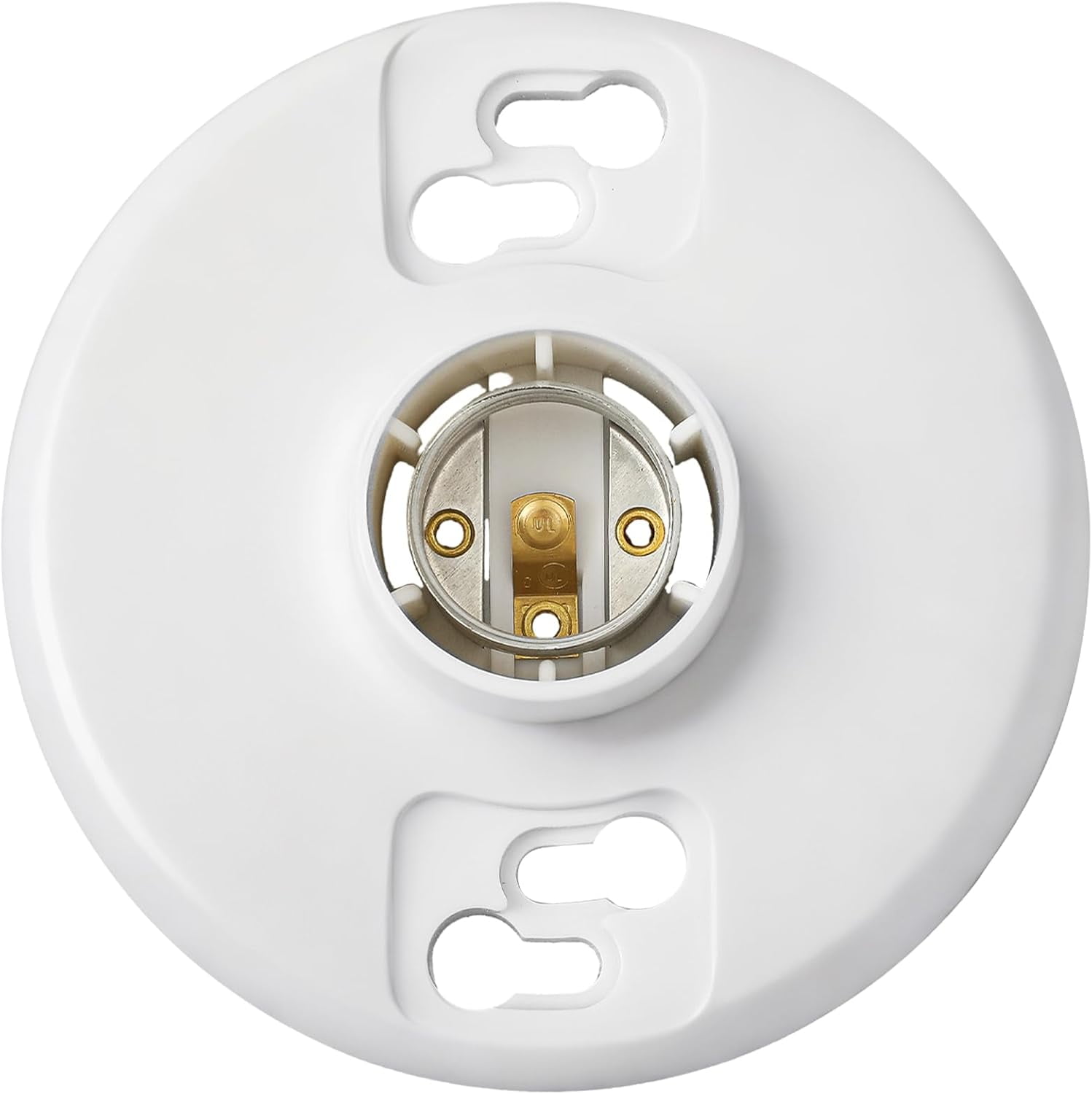 Lsupdaol 1 Pcs Medium Base E26 Lampholder Ceiling Light Sockets White ...