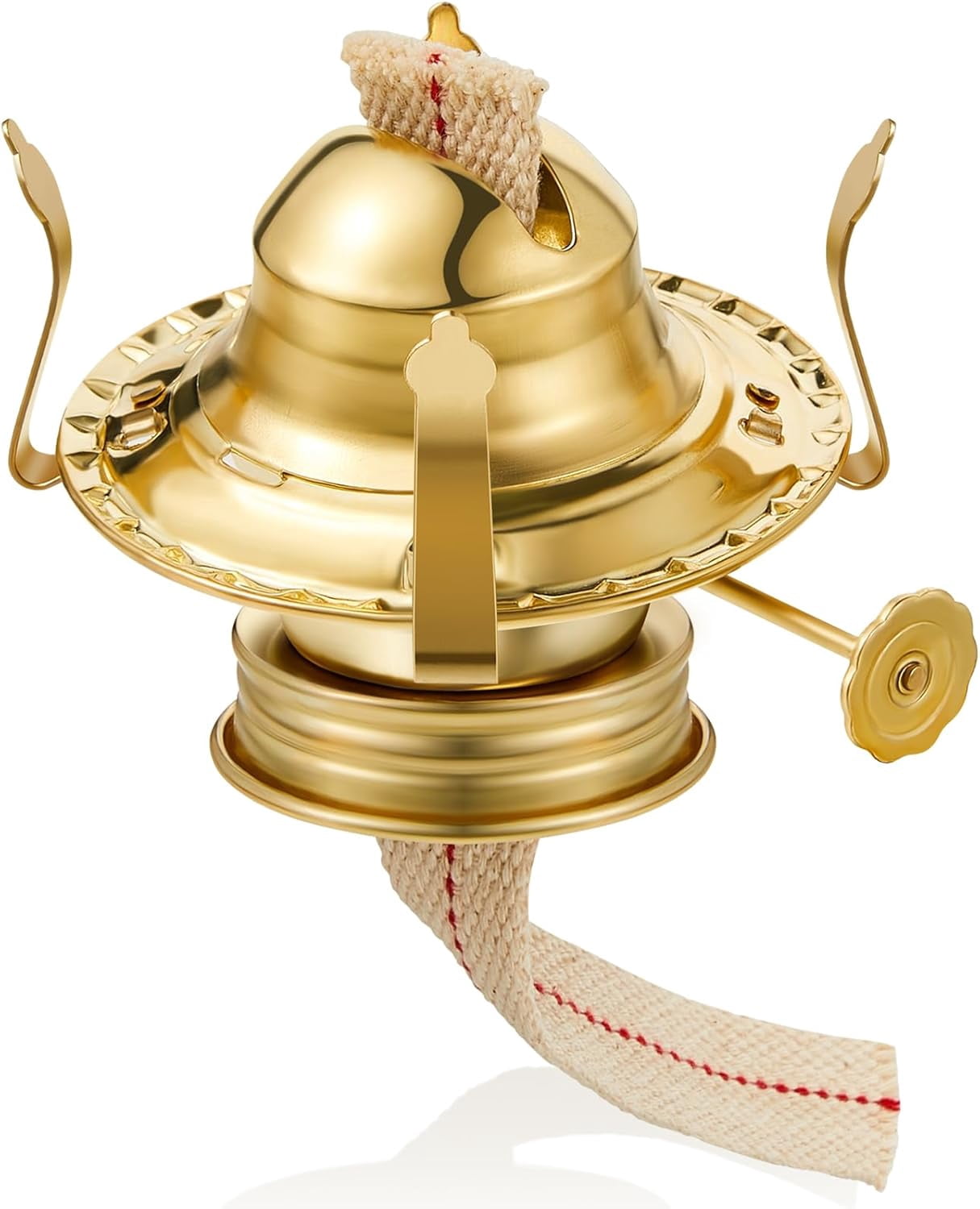 Lsupdaol 1 Piece Oil Lamp Parts Burner Kerosene Brass Plated #2 Oil ...
