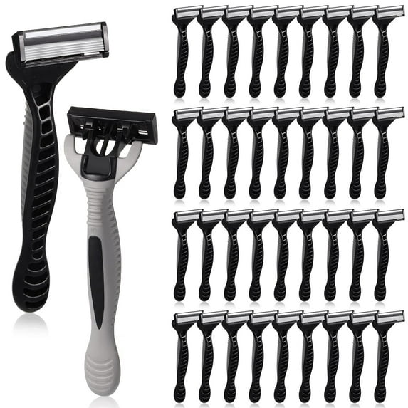 Lsupdaol 12 Pcs Men's Disposable Razors Bulk 5-blade Blade Razors for ...