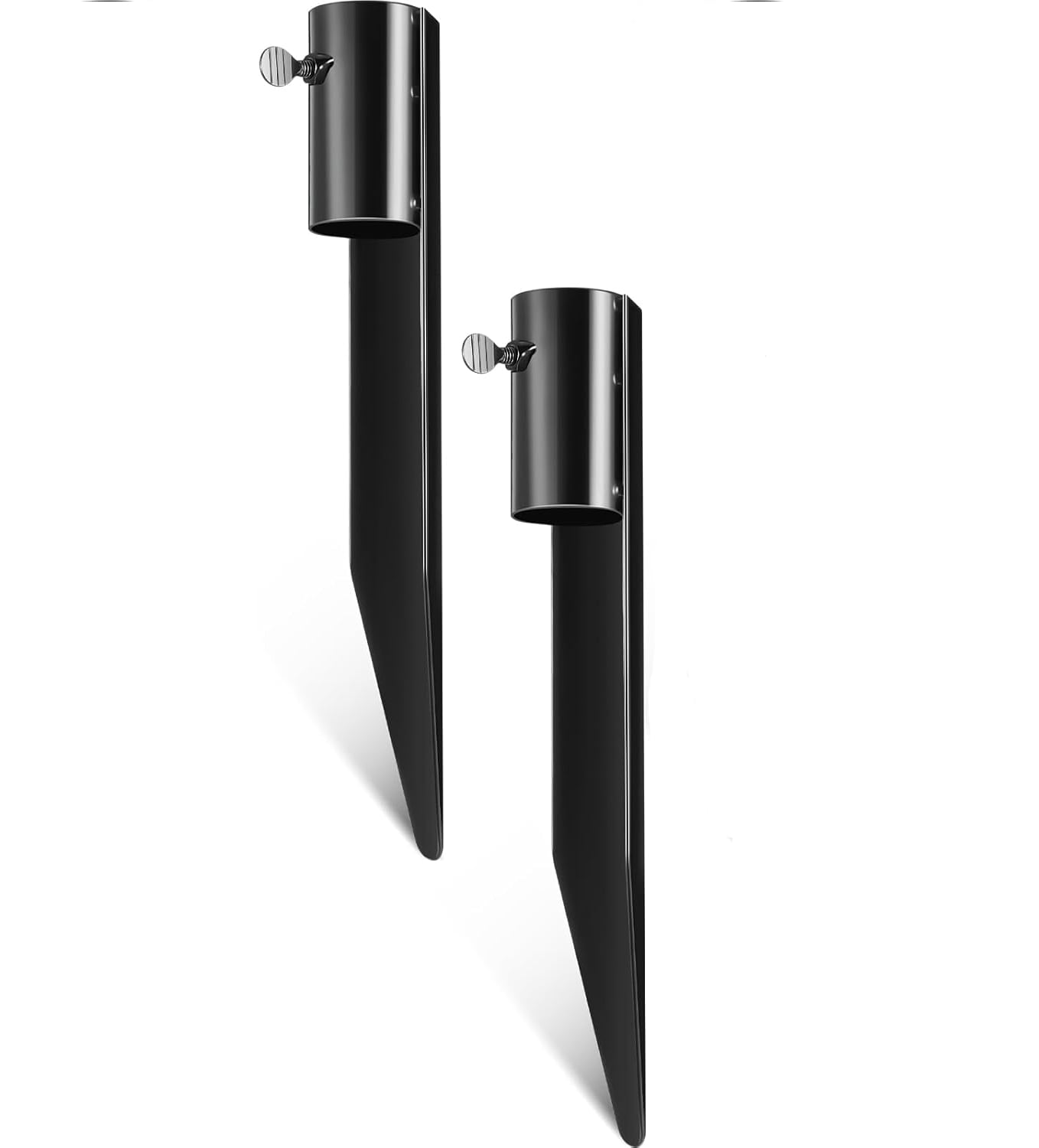 Lsupdaol 2 Pcs Outdoor Light Stakes 10.75 Inch Metal Torch Stakes for ...