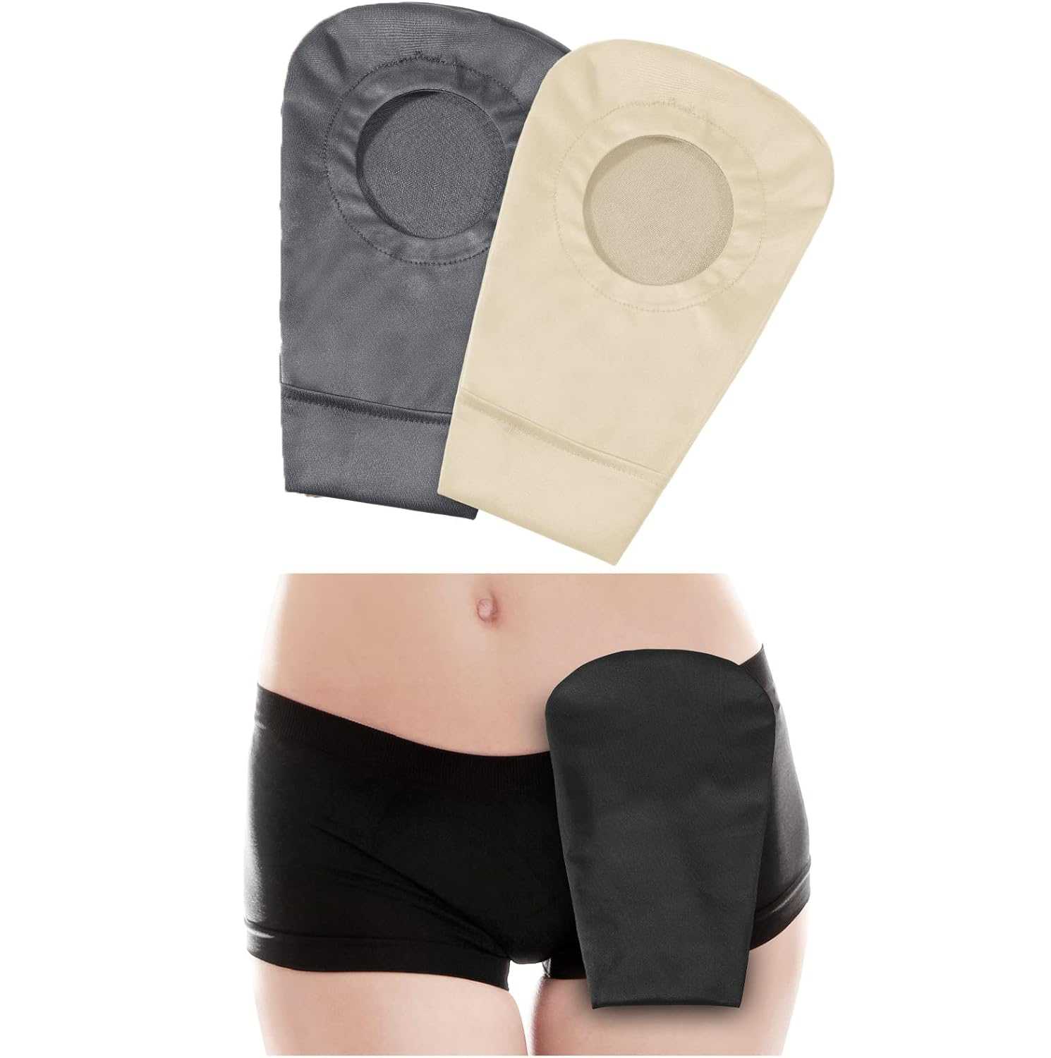 Lsupdaol 2 Pieces Ostomy Bag Cover Colostomy Bag Covers Odor Control ...