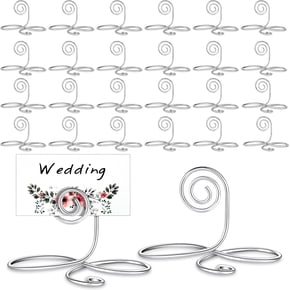Food Label Holders and Table Number Stands for Buffets and Events