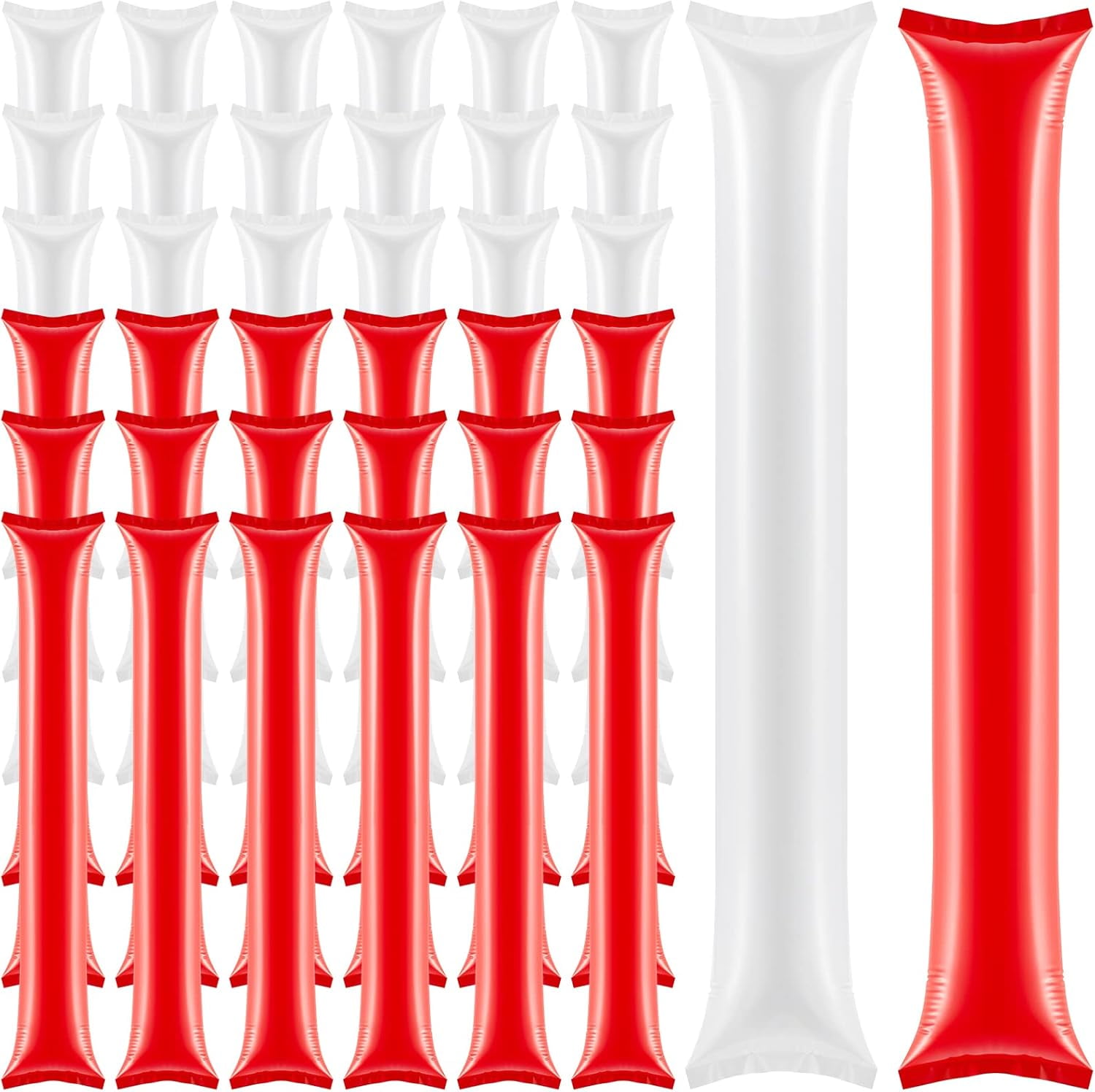 Lsupdaol 24 Pieces Thunder Sticks Cheering Cheerleading Sticks Boom ...