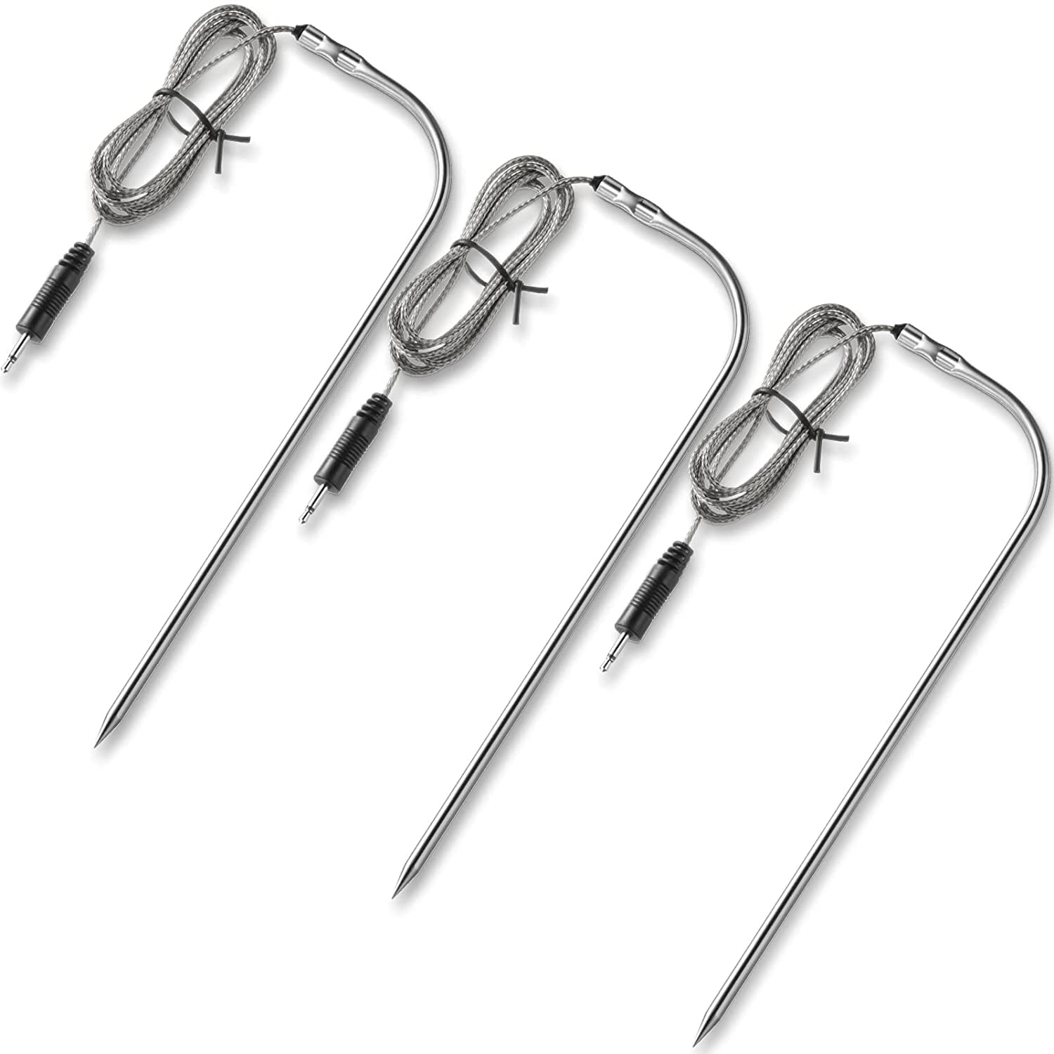 Lsupdaol 3 Pieces Meat Temperature Probe Thermometer Replacement for ...