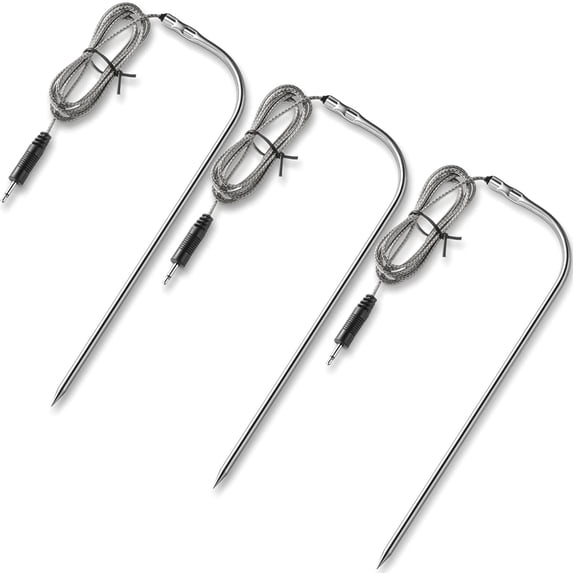 Lsupdaol 3 Pieces Meat Temperature Probe Thermometer Replacement for ...