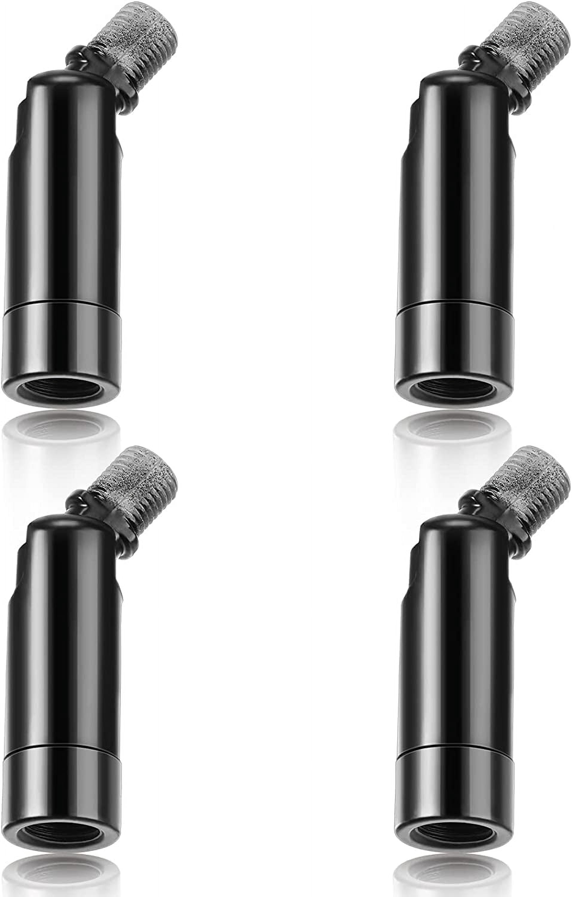 Lsupdaol 4 Pcs Black Sloped Ceiling Light Adapter 180 Degree Pendant ...