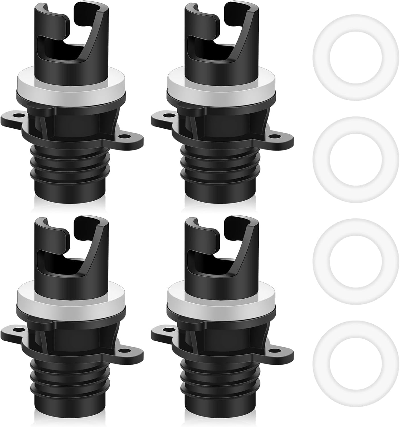 Lsupdaol 4 Pcs Inflatable Kayak Pump Adapter Compatible with Halkey ...