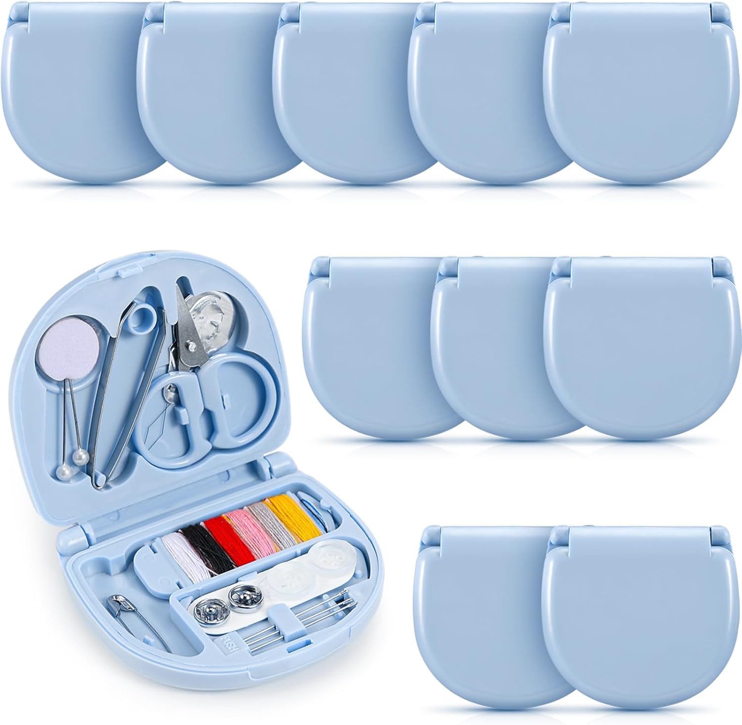 Lsupdaol 5 Pcs Mini Travel Sewing Kit Portable Emergency Repair Kit ...