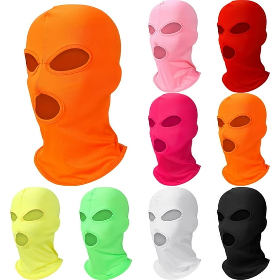 Wild Wear Printed Fleece Hood Neck Face Mask Ski Riding All Seasons ...