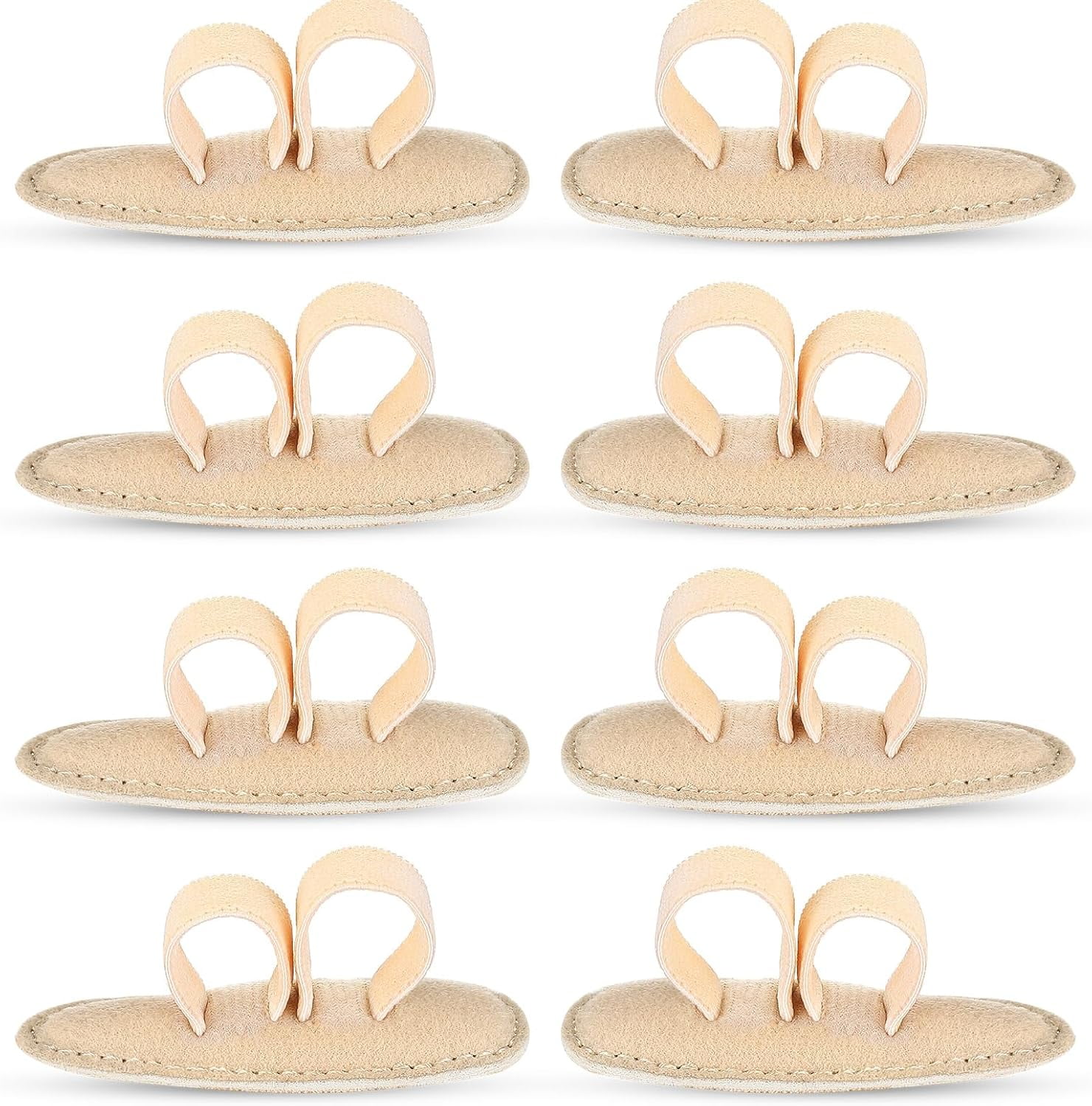 Lsupdaol 8 Pcs Hammer Toe Crest Cushion Soft Straightener Buttress Pads ...