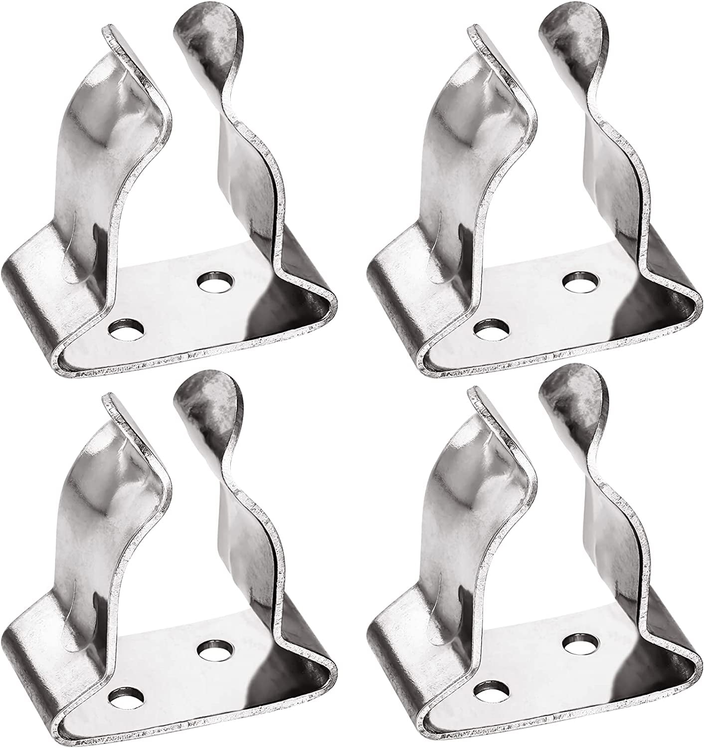 Lsupdaol Boat Hook Holder Boat Oar Holders Stainless Steel Spring Clips ...
