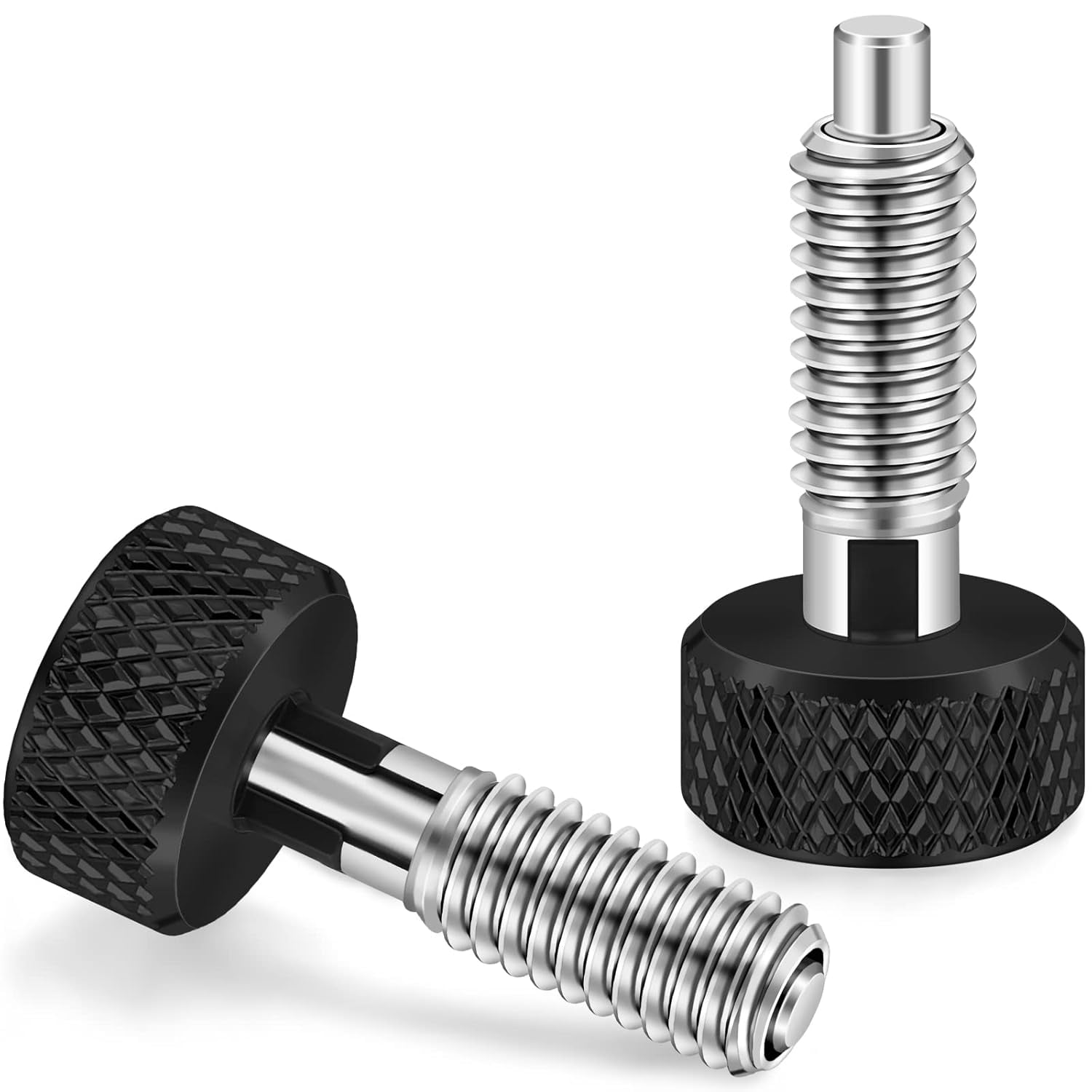 Lsupdaol Hand Retractable Spring Plunger with Knurled Handle M6 Quick ...