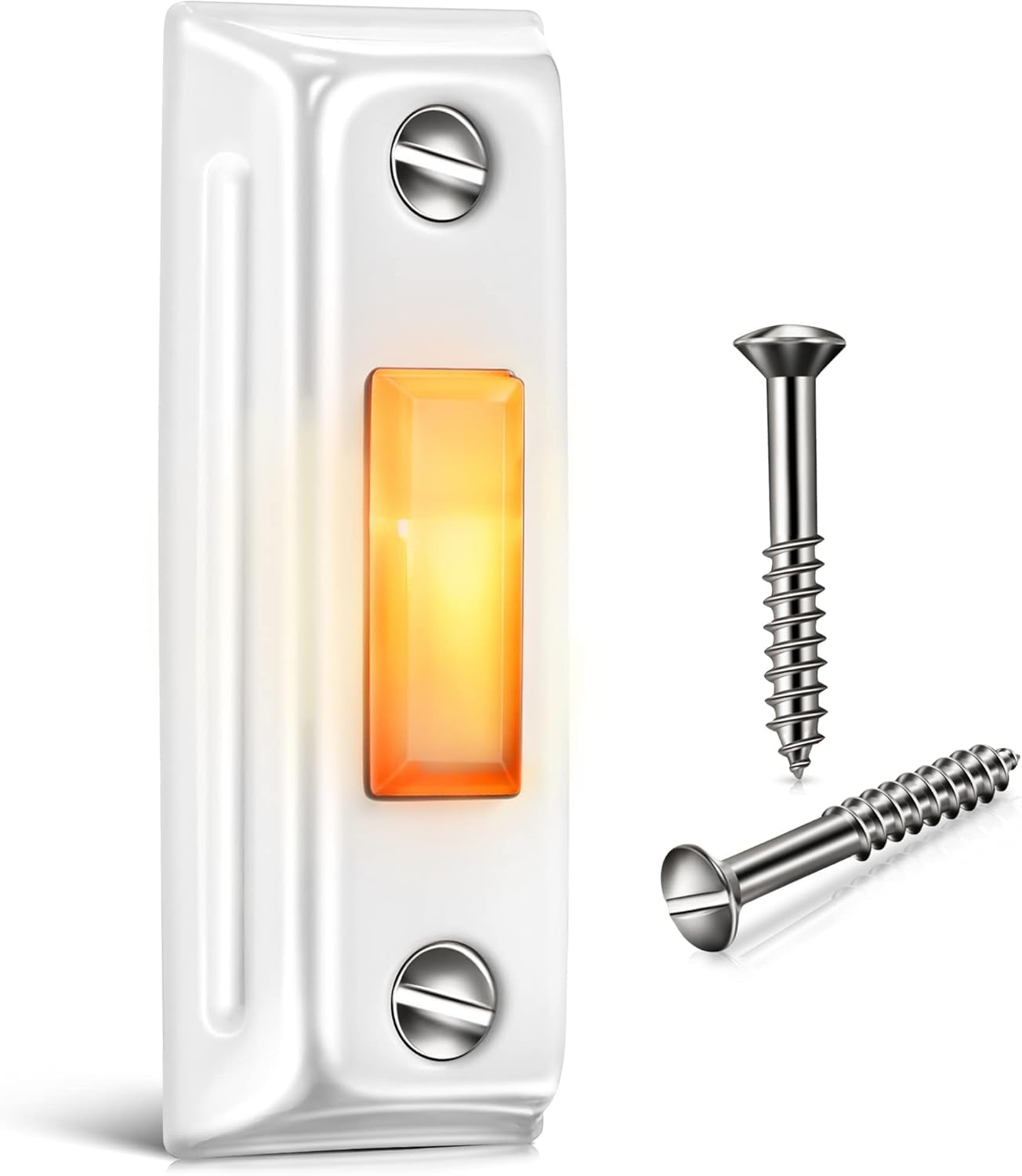 Lsupdaol Metal Doorbell Push Button, Heavy Duty Metal Door Bell Wired ...