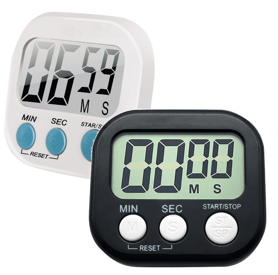 Lsuryc Home Clock Item, Clearance, 2Pack Small Digital Kitchen Timer Back and On/Off Minute ...