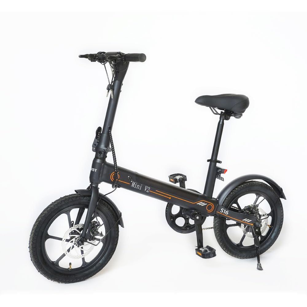 Ltamte Electric Bike for Adults, 16' Folding Electric Bike Mini V2 with ...