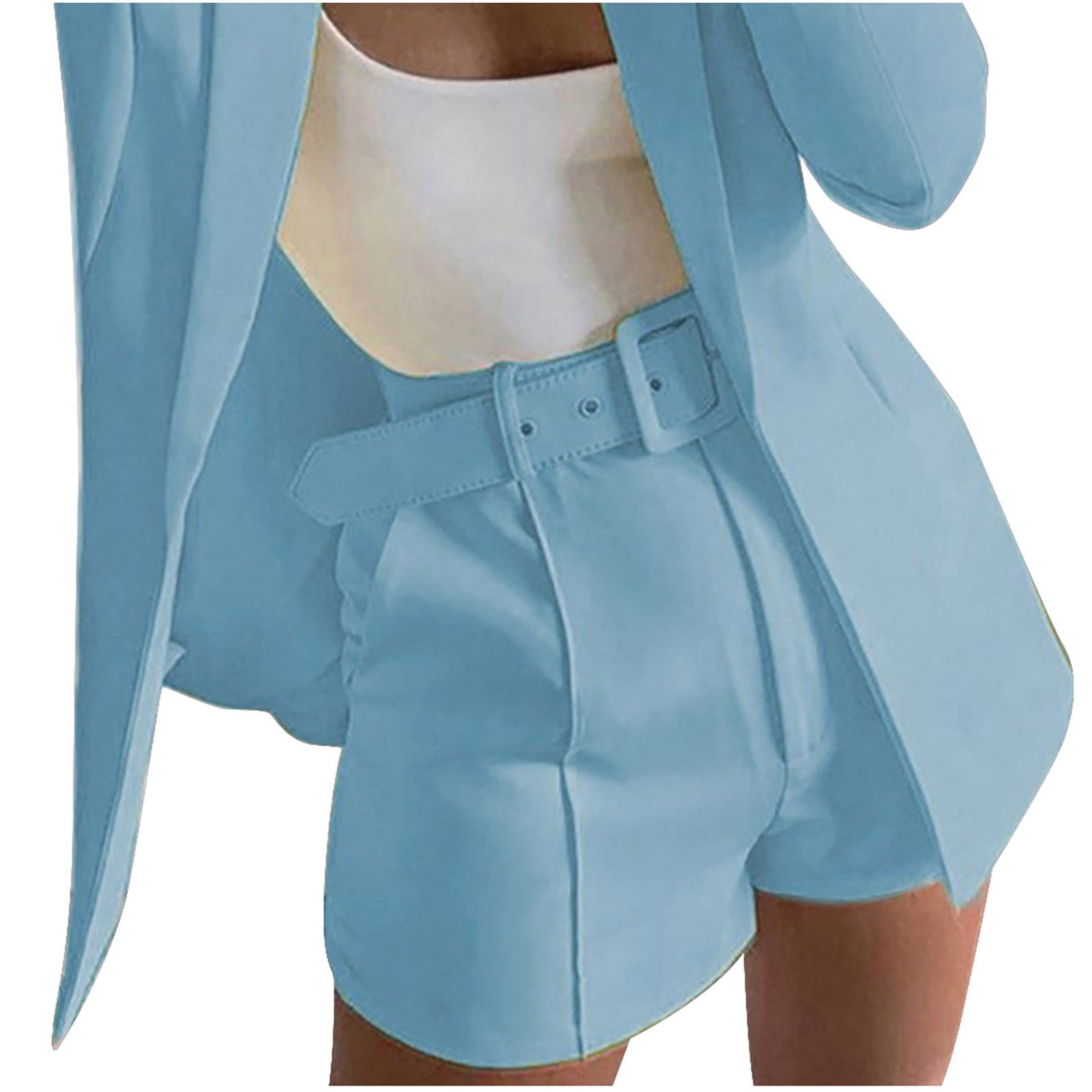 Ltctricy Shorts for Women Trendy High Waisted Pleated Business Casual ...