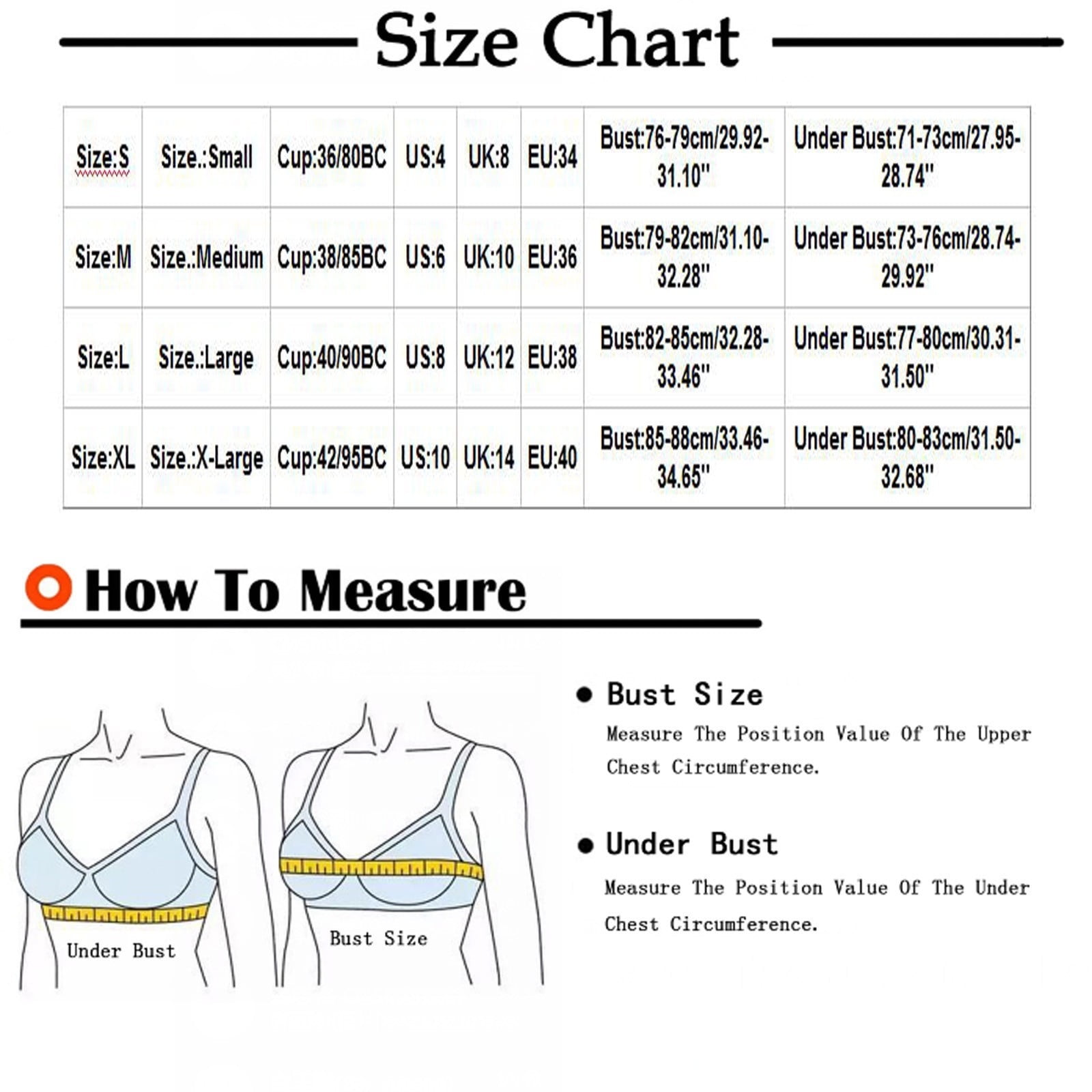 Ltctricy Women's 3 Pc Push up Bras Comfortable Wireless Supportive Full ...