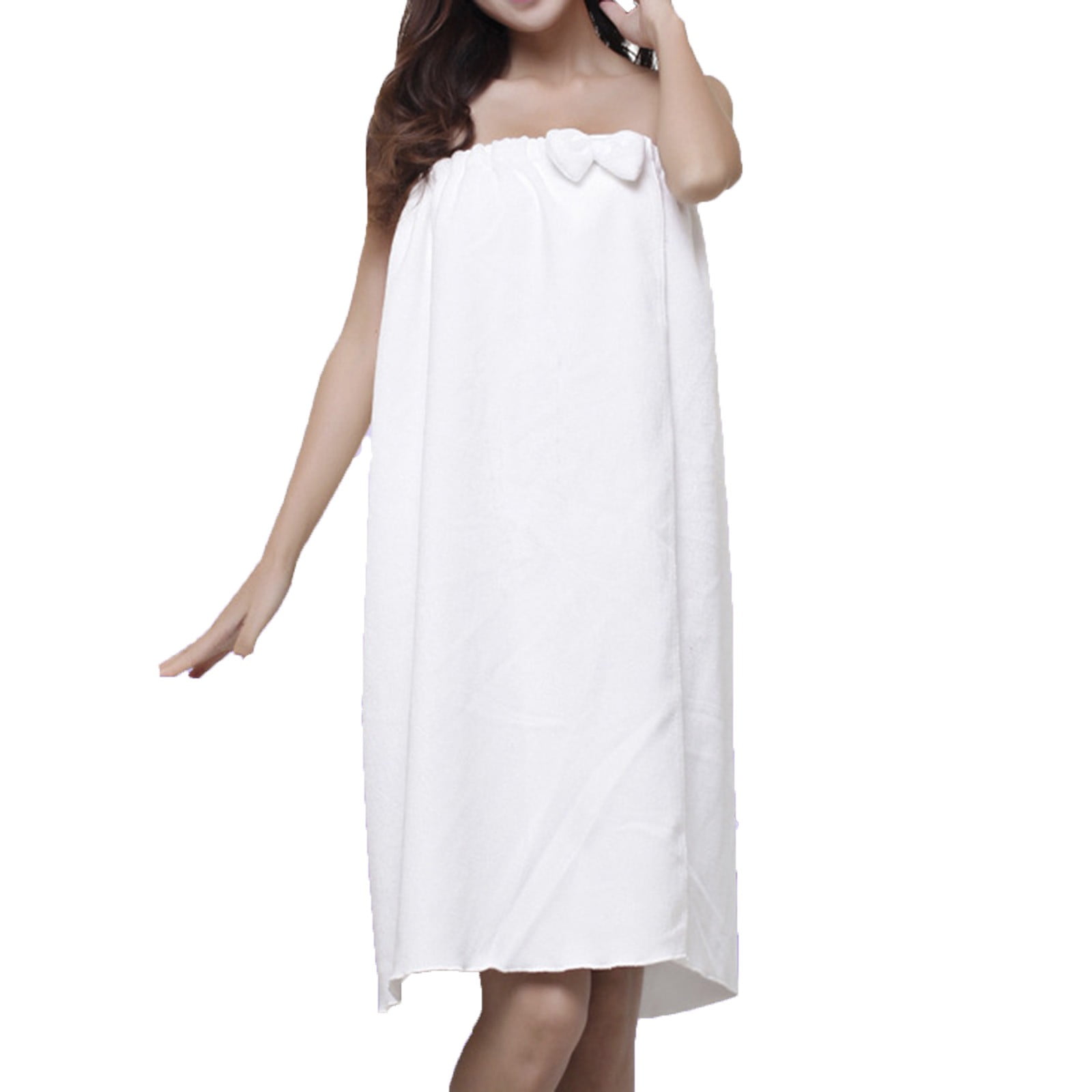 Ltctricy Women's Towel Wrap Robes Soft Fleece Plush Spa Bathrobe Lounge ...
