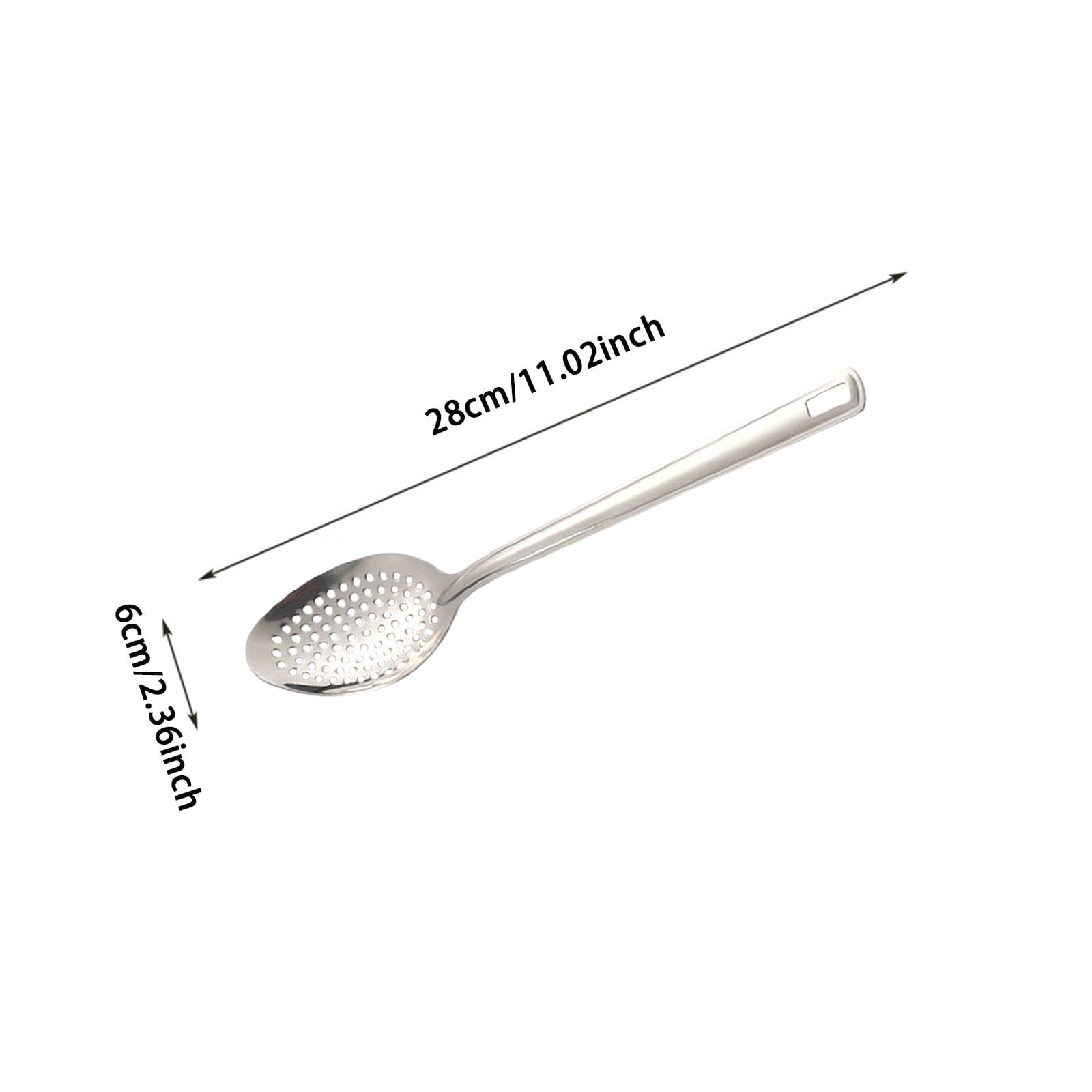 Ltdhehe Cooking Spoon Set Stainless Steel Large Serving Spoons Solid ...
