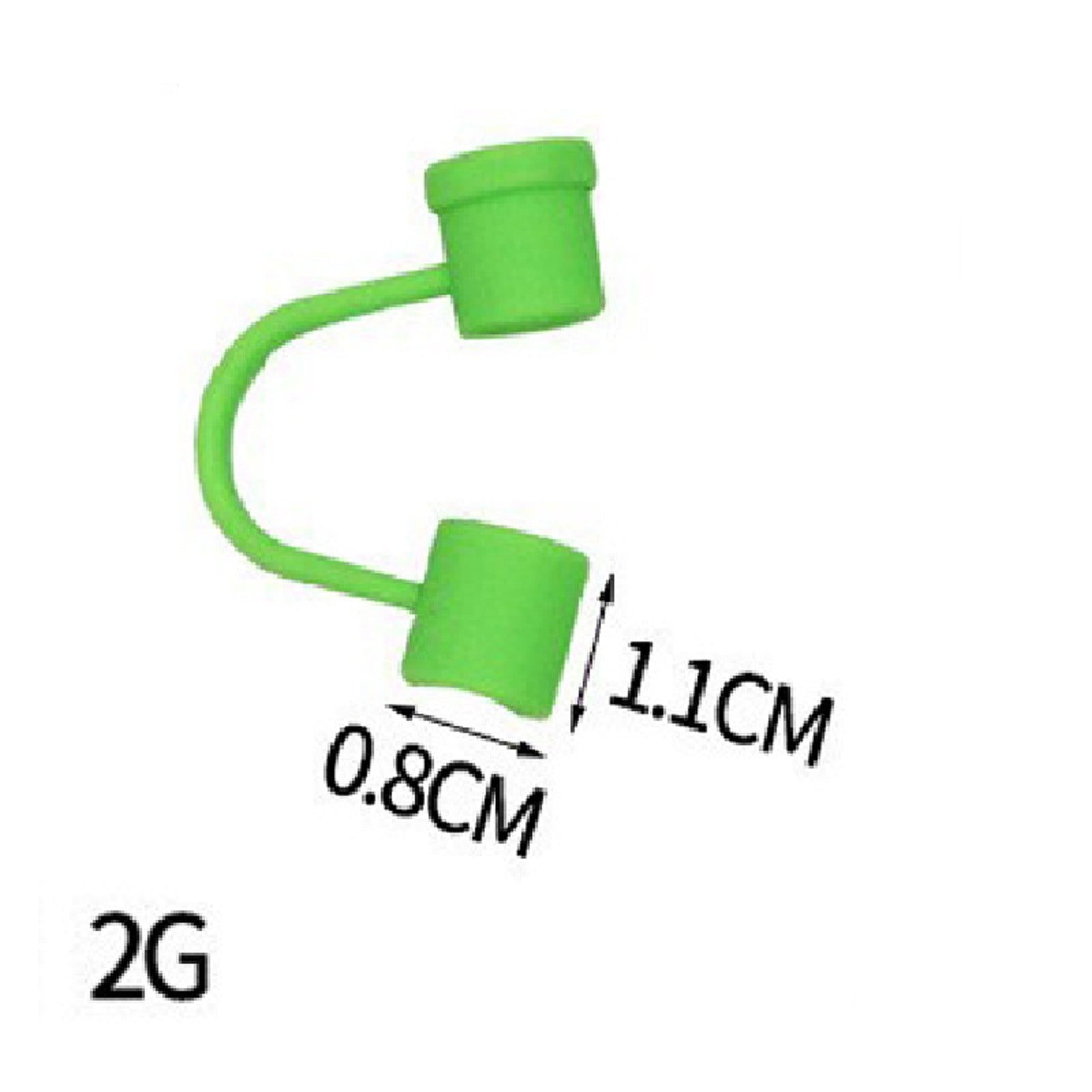 Ltdhehe Silicone Straw Cover Set Reusable Drinking Straw Tips ...