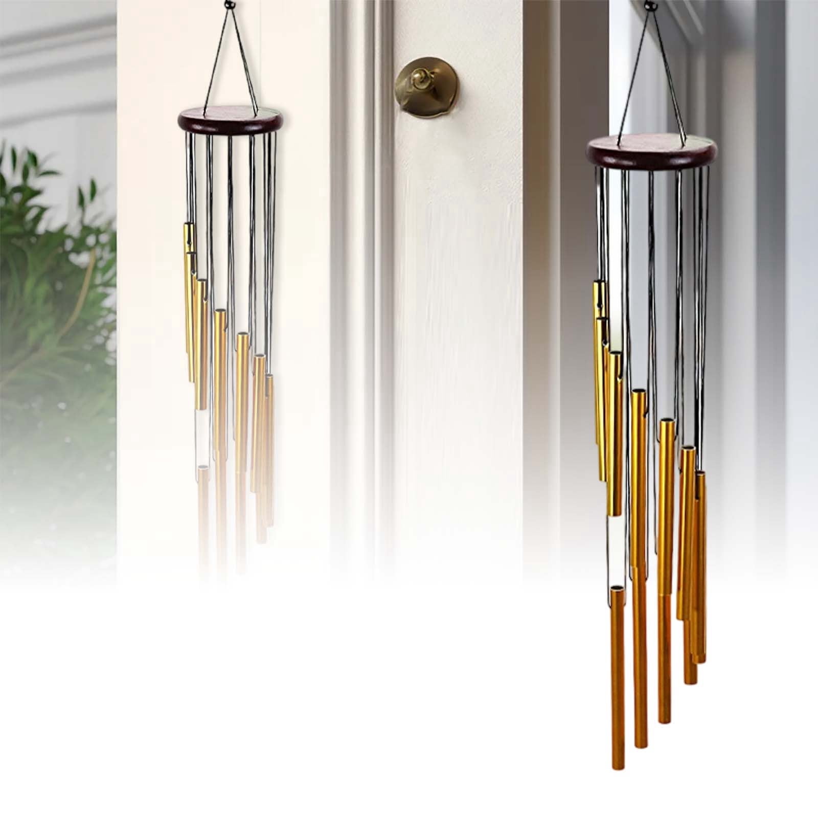 Ltdhehe Wooden Wind Chime Pendant Handmade Wooden Home Decoration ...