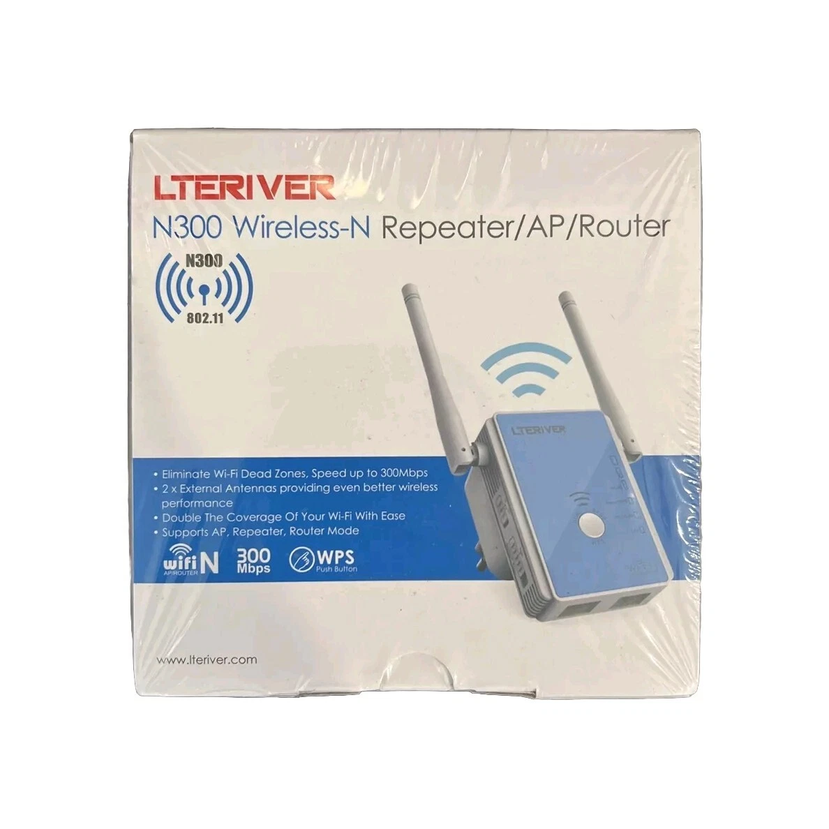 Lte River N300 Wireless Router Extender Repeater - Walmart.com