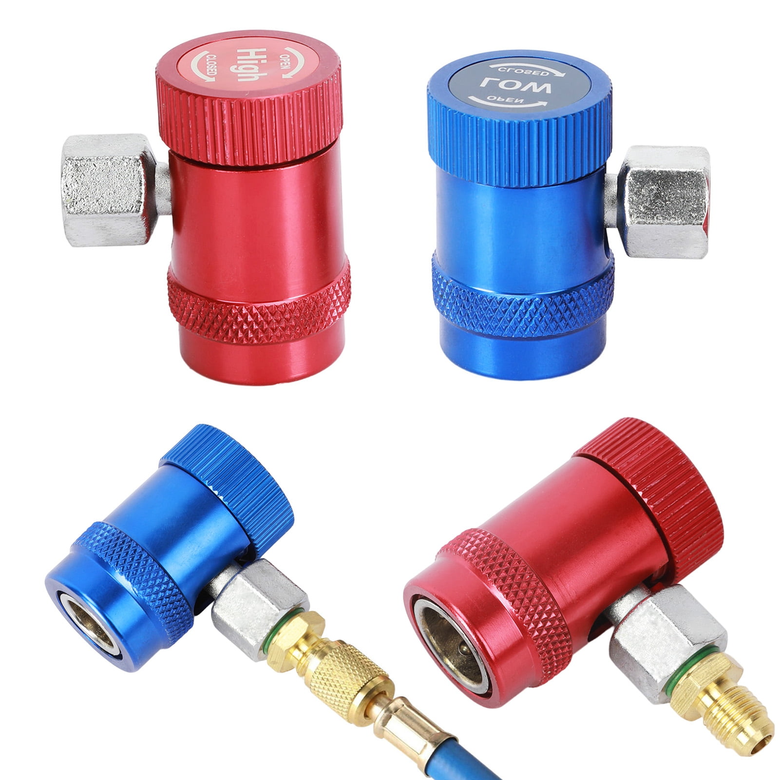 Ltoshu 1 Pair R1234YF Refrigerant Meter Adapter, High Hardness, Easy ...